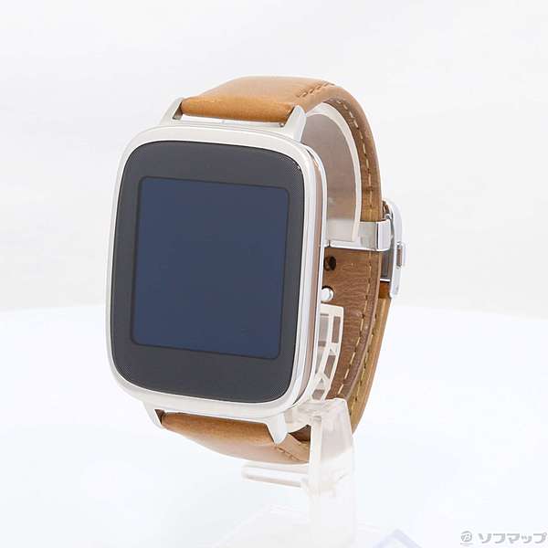 【中古】ZenWatch WI500Q-BR04 シルバー [2133017972928] - リコレ！|ソフマップの中古通販サイト