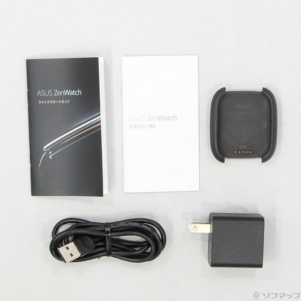 【中古】ZenWatch WI500Q-BR04 シルバー [2133017972928] - リコレ！|ソフマップの中古通販サイト