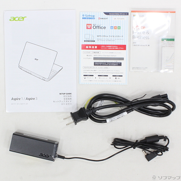 【中古】Aspire 1 A111-31-A14P／F オブシディアンブラック [2133021619277] - リコレ！|ビックカメラ ...