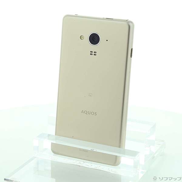 【中古】AQUOS 32GB ゴールド SH-RM02 SIMフリー [2133022364572] - リコレ！|ビックカメラグループ ソフマップの中古通販サイト