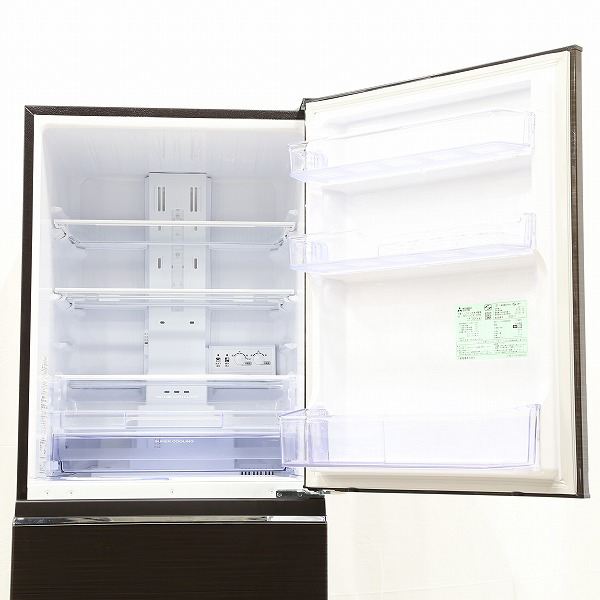 【中古】〔展示品〕 MR-CX33E-BR 冷蔵庫 CXシリーズ グロッシーブラウン [3ドア／右開きタイプ／330L ...