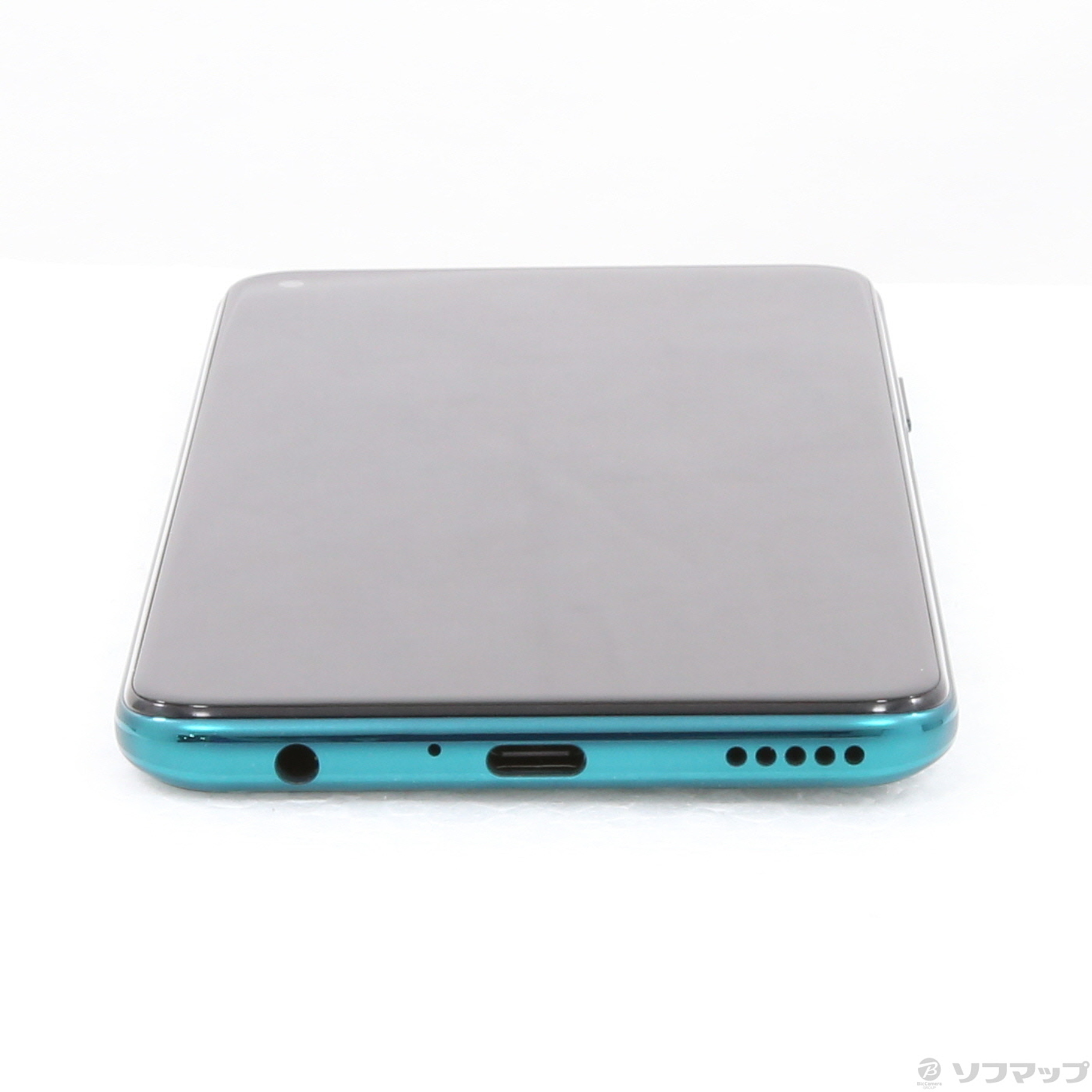 【中古】〔展示品〕 HUAWEI P40 lite 5G 128GB クラッシュグリーン CDY-NX9A SIMフリー ...