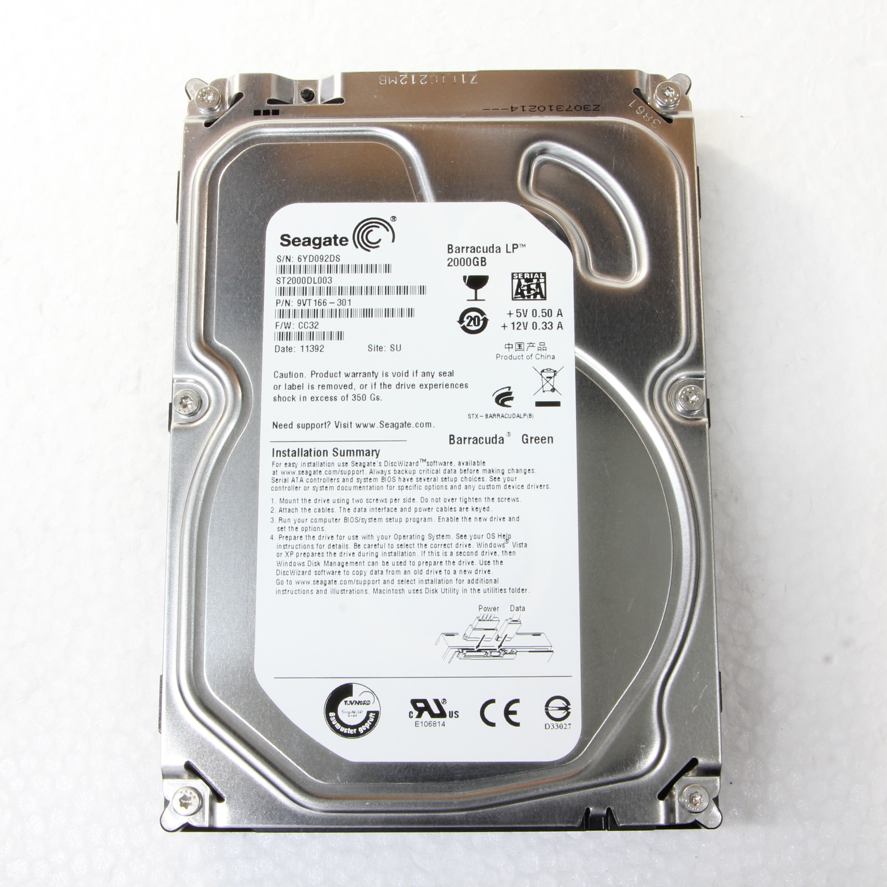 【中古】ST2000DL003 Barracuda Green [2133029463018] - リコレ！|ビックカメラグループ ソフマップ ...