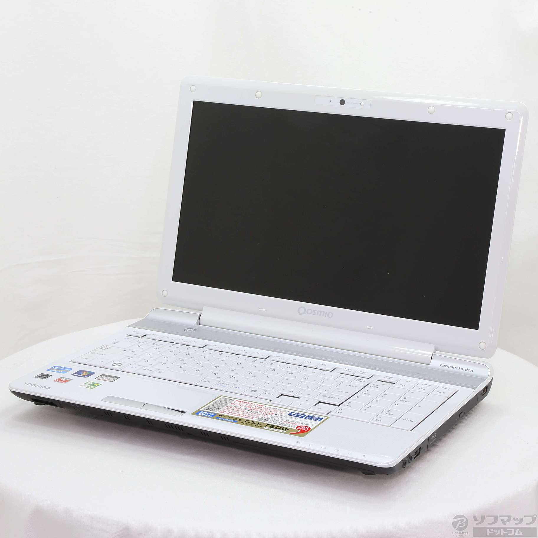 【中古】格安安心パソコン dynabook Qosmio T751／T8DW PT751T8DBFW リュクスホワイト ...
