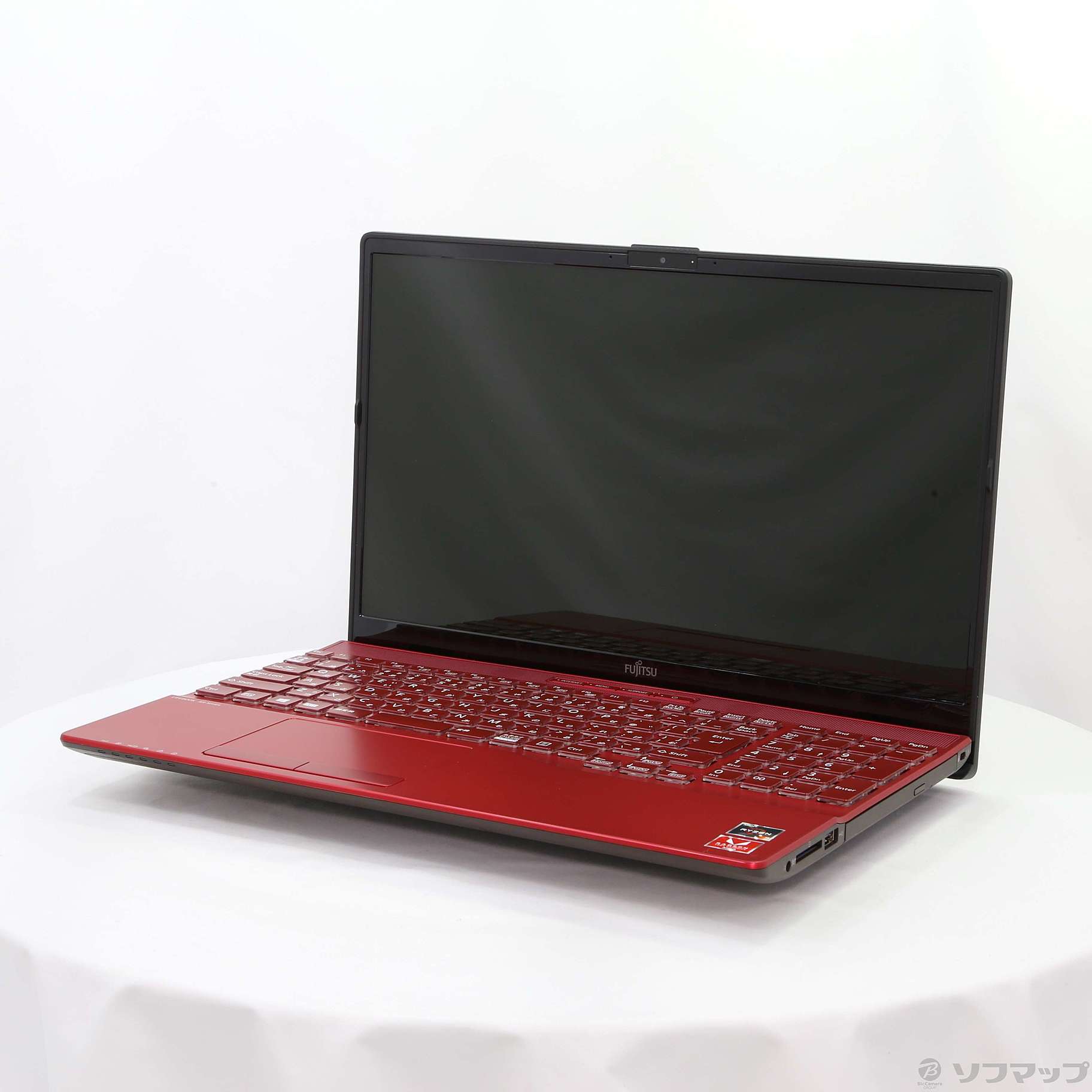 【中古】〔展示品〕 LIFEBOOK AH43／E1 FMVA43E1R ガーネットレッド 〔Windows 10 ...