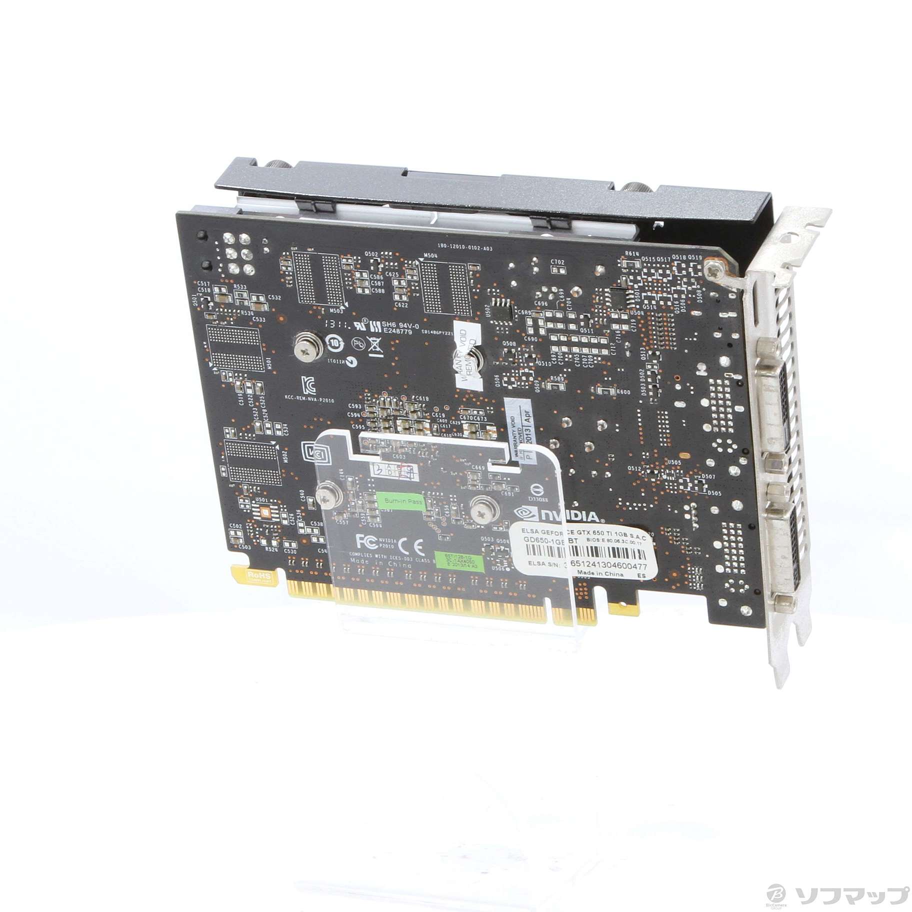 【中古】ELSA GEFORCE GTX 650 Ti 1GB S.A.C GD650-1GERT [2133031742217] - リコレ ...