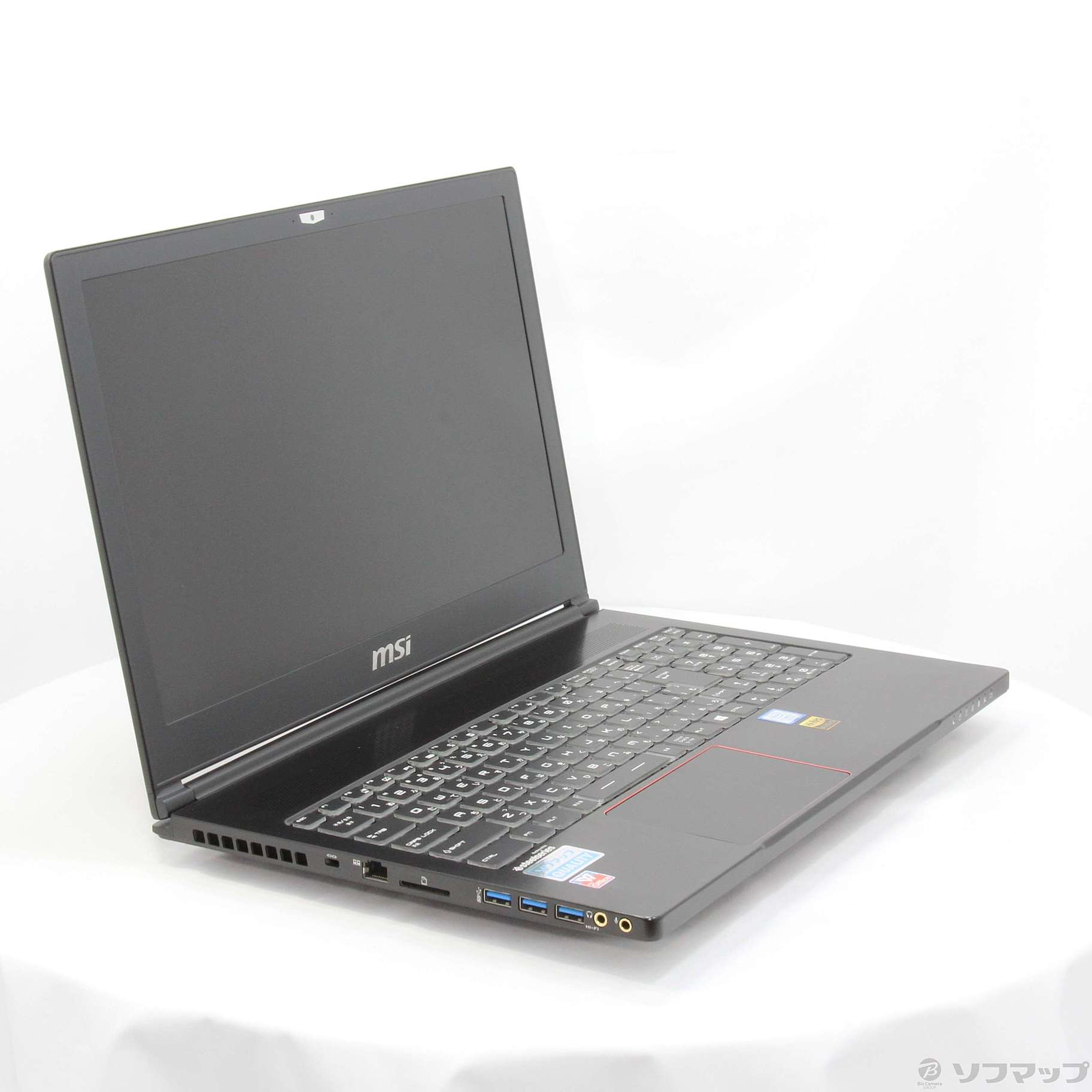 【中古】GS63 GS63-7RE-036JP ブラック 〔Windows 10〕 [2133031800405] - リコレ！|ソフマップの ...