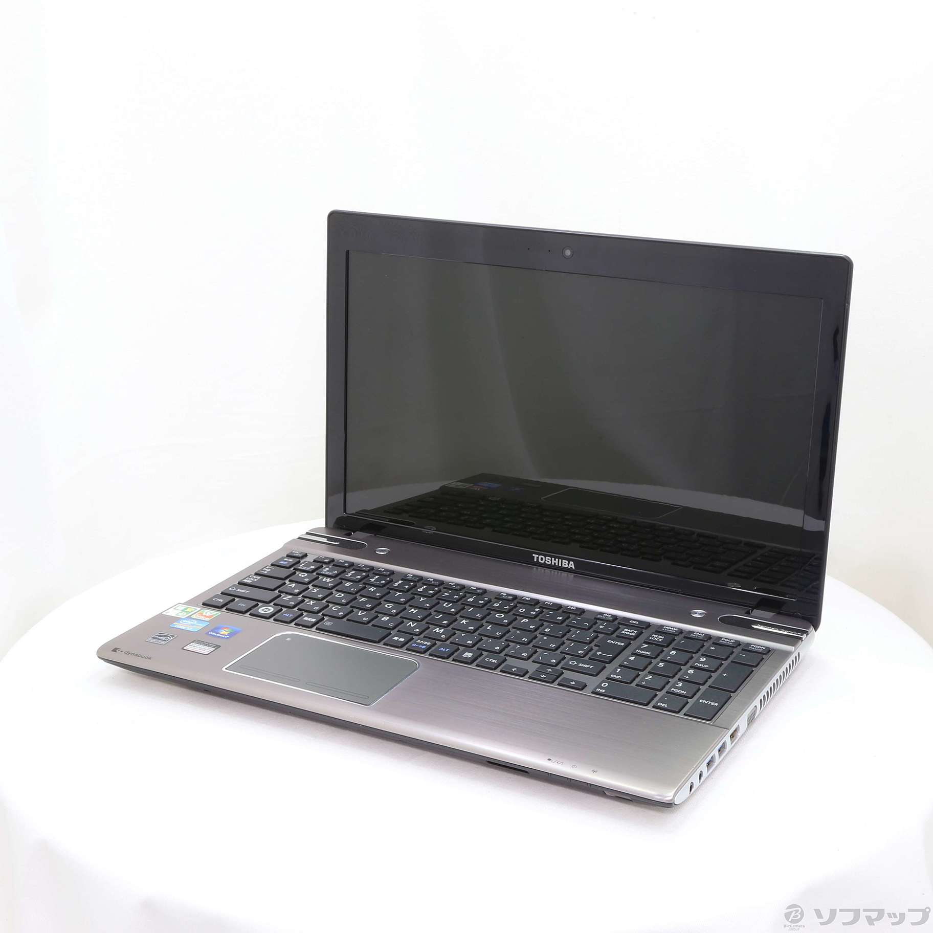 【中古】格安安心パソコン dynabook T652／58FBK PT65258FBFBK ダークシルバー [2133032366719 ...