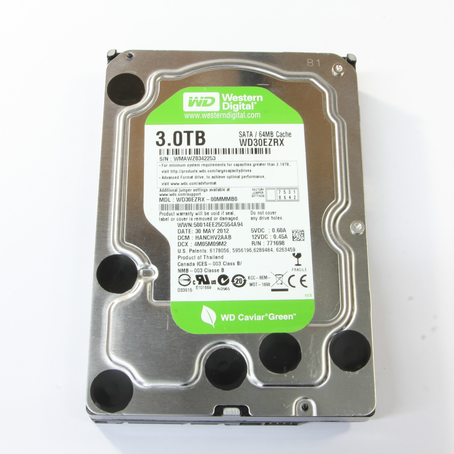 【中古】WD30EZRX [2133032725127] - リコレ！|ビックカメラグループ ソフマップの中古通販サイト