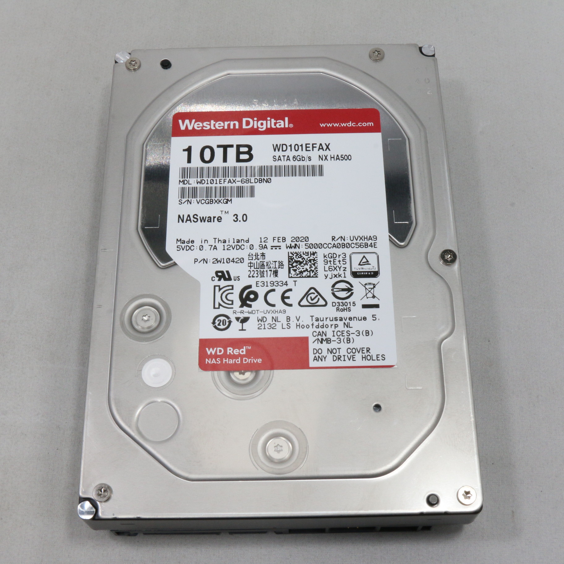 【中古】WD Red Plus WD101EFAX [2133032862624] - リコレ！|ビックカメラグループ ソフマップの中古通販サイト