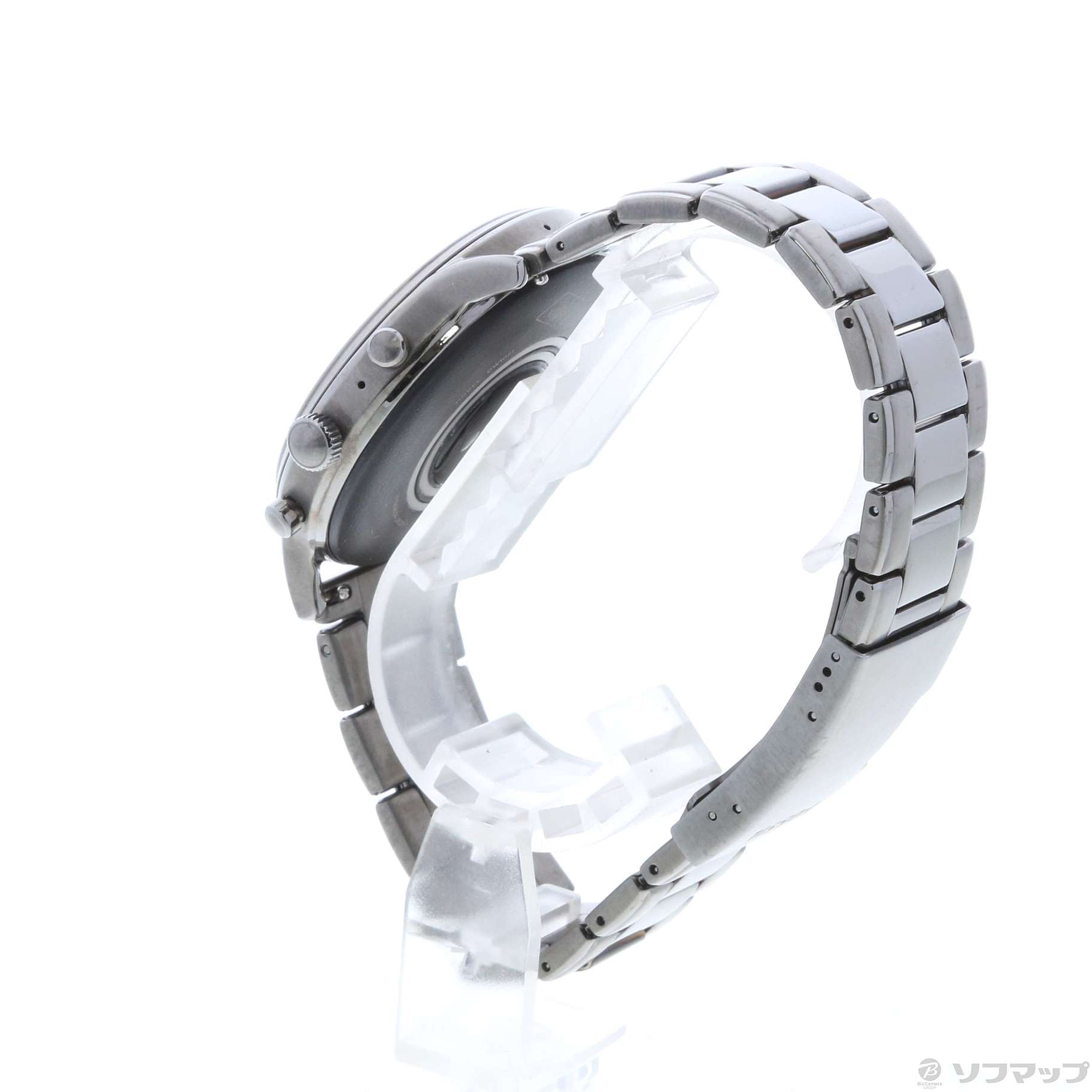 【中古】FOSSIL Q THE CARLYLE HR スモークステンレススチール ジェネレーション5 FTW4024 ...