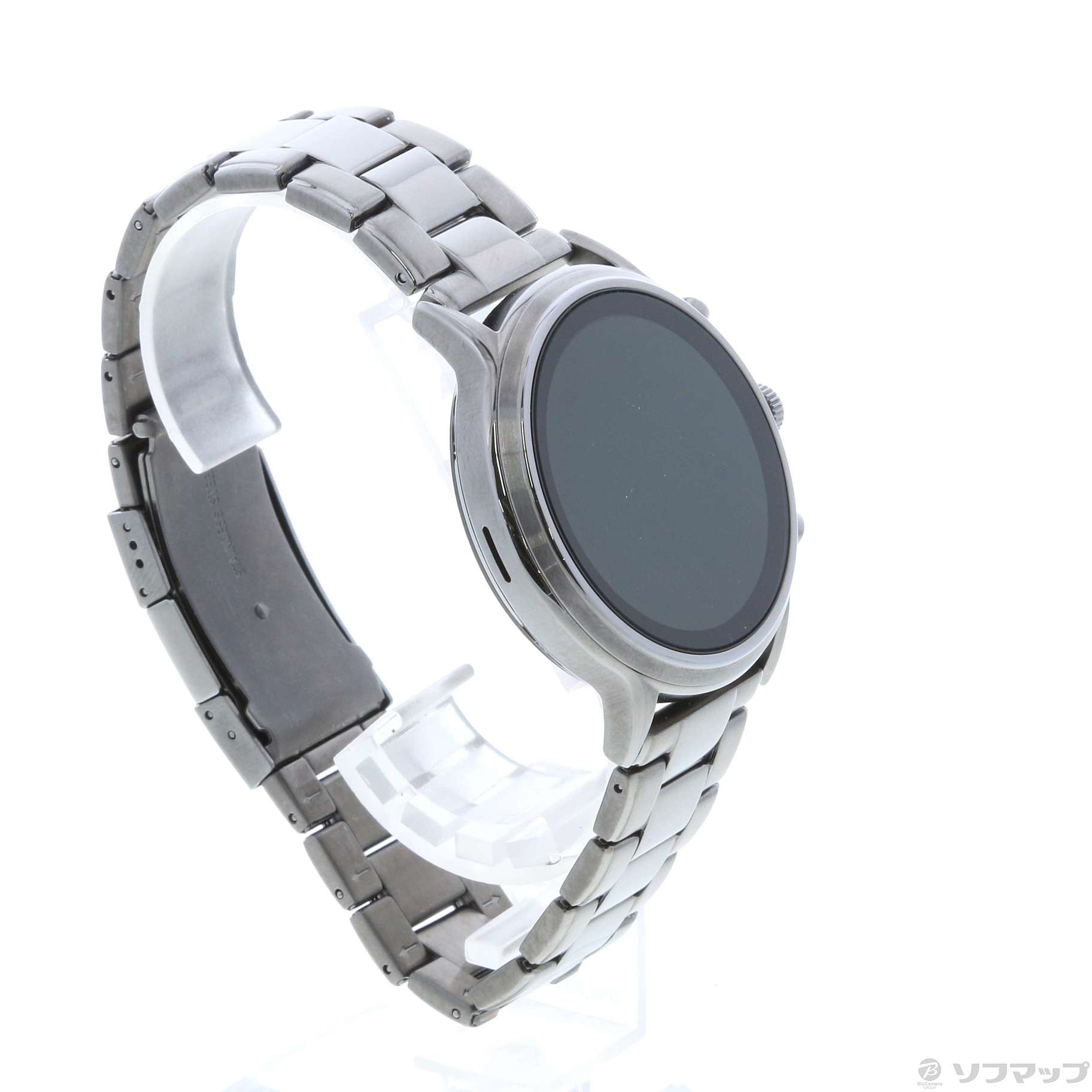 【中古】FOSSIL Q THE CARLYLE HR スモークステンレススチール ジェネレーション5 FTW4024 ...