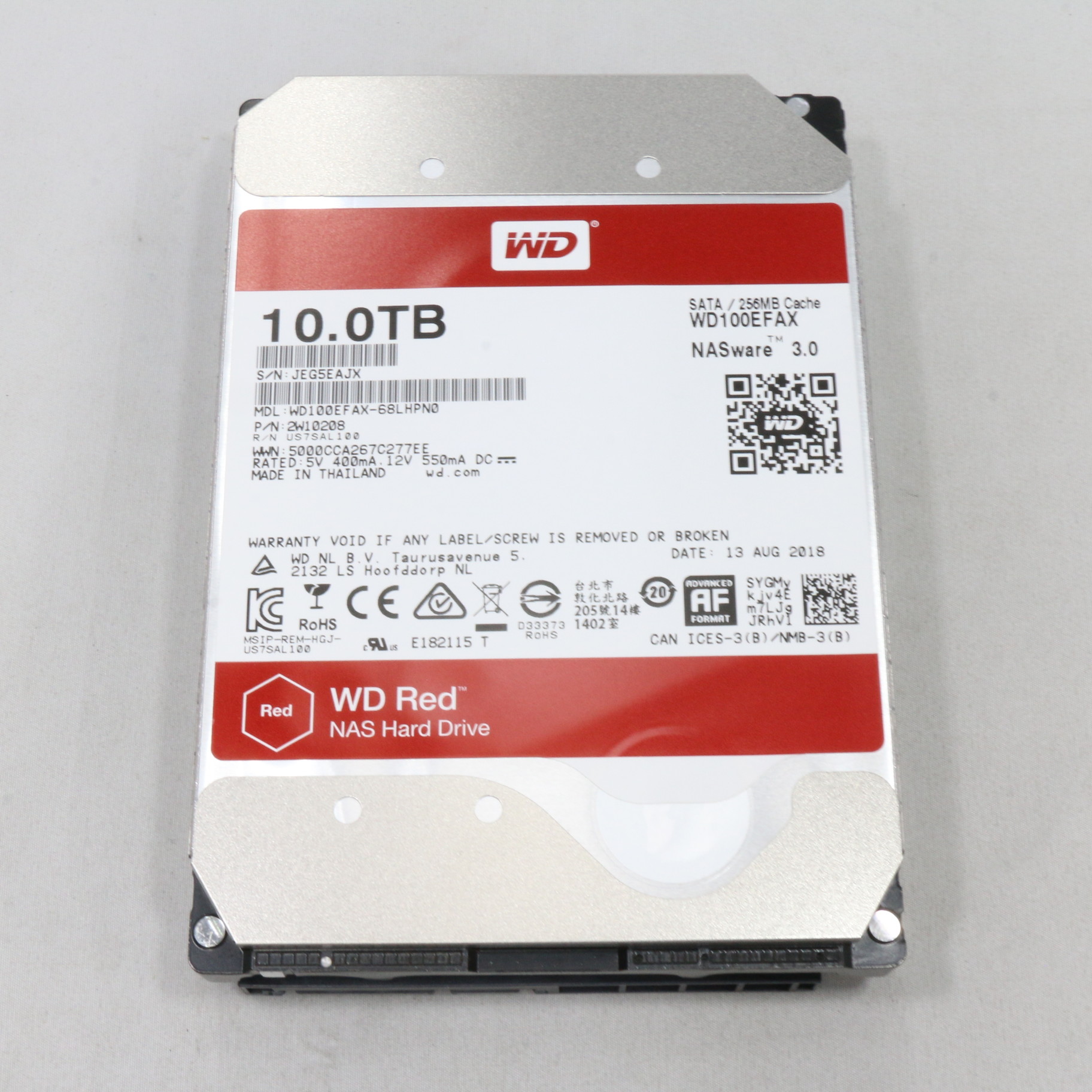 【中古】WD100EFAX [2133033104167] - リコレ！|ソフマップの中古通販サイト
