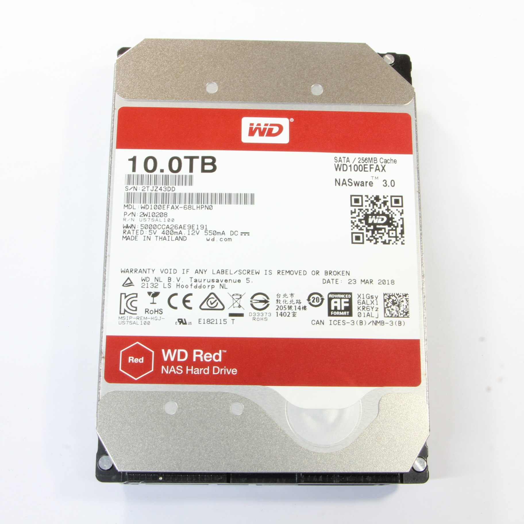 【中古】WD100EFAX [2133033313064] - リコレ！|ビックカメラグループ ソフマップの中古通販サイト