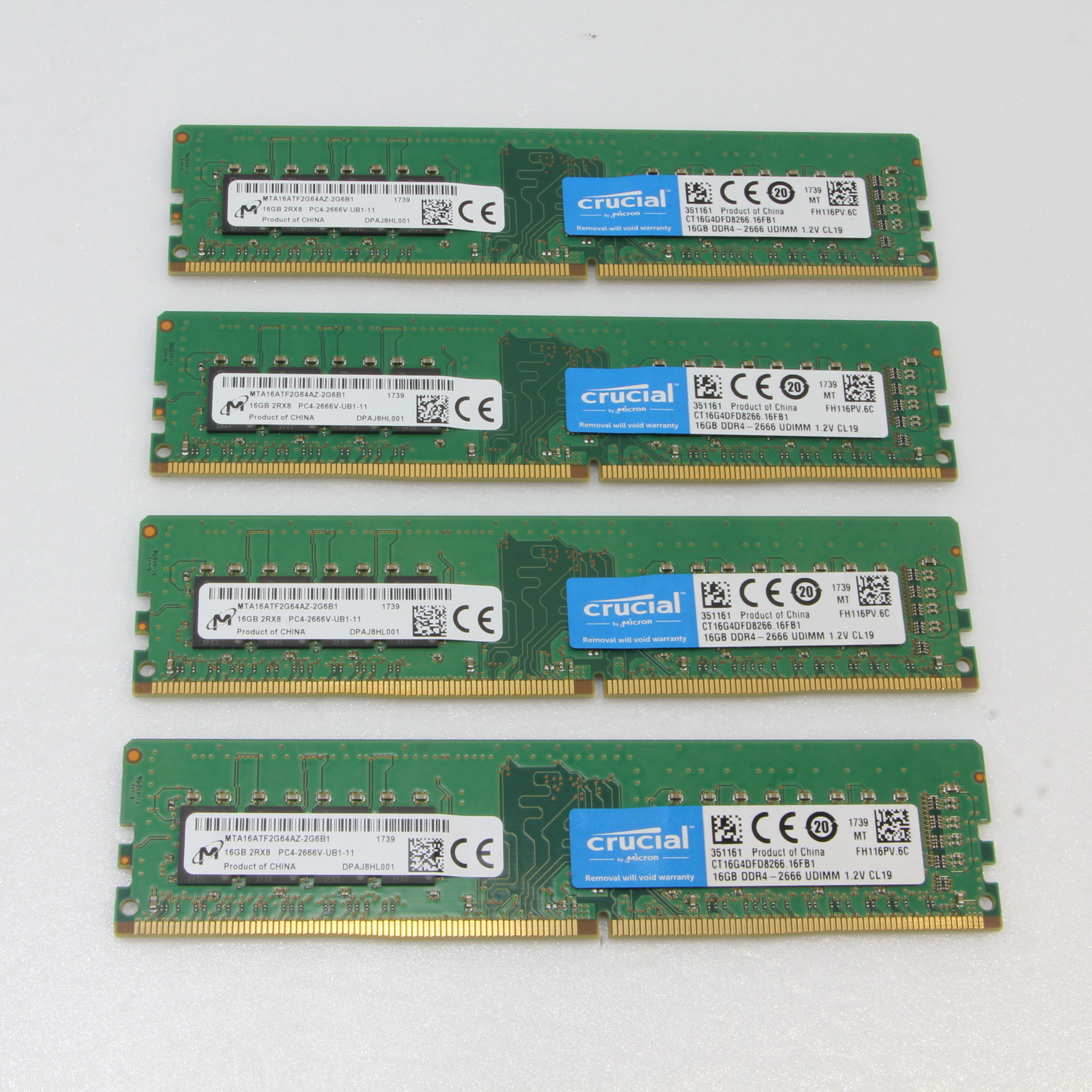 【中古】288P DDR4 PC4-21300 DDR4-2666 64GB 16GB×4枚組 [2133034716987] - リコレ ...