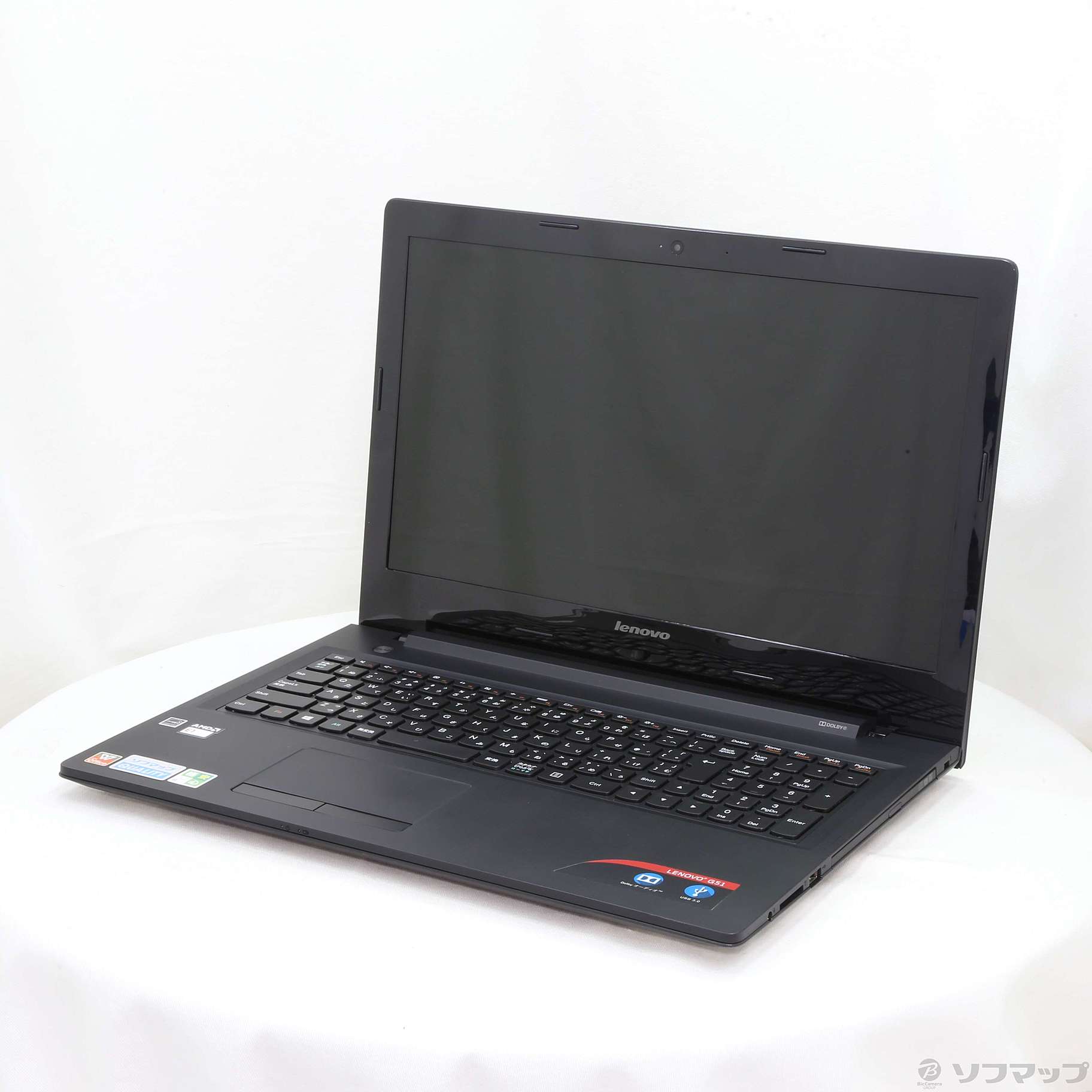 【中古】格安安心パソコン Lenovo G51 80M80042JP エボニーブラック 〔Windows 10〕 [2133035015461 ...