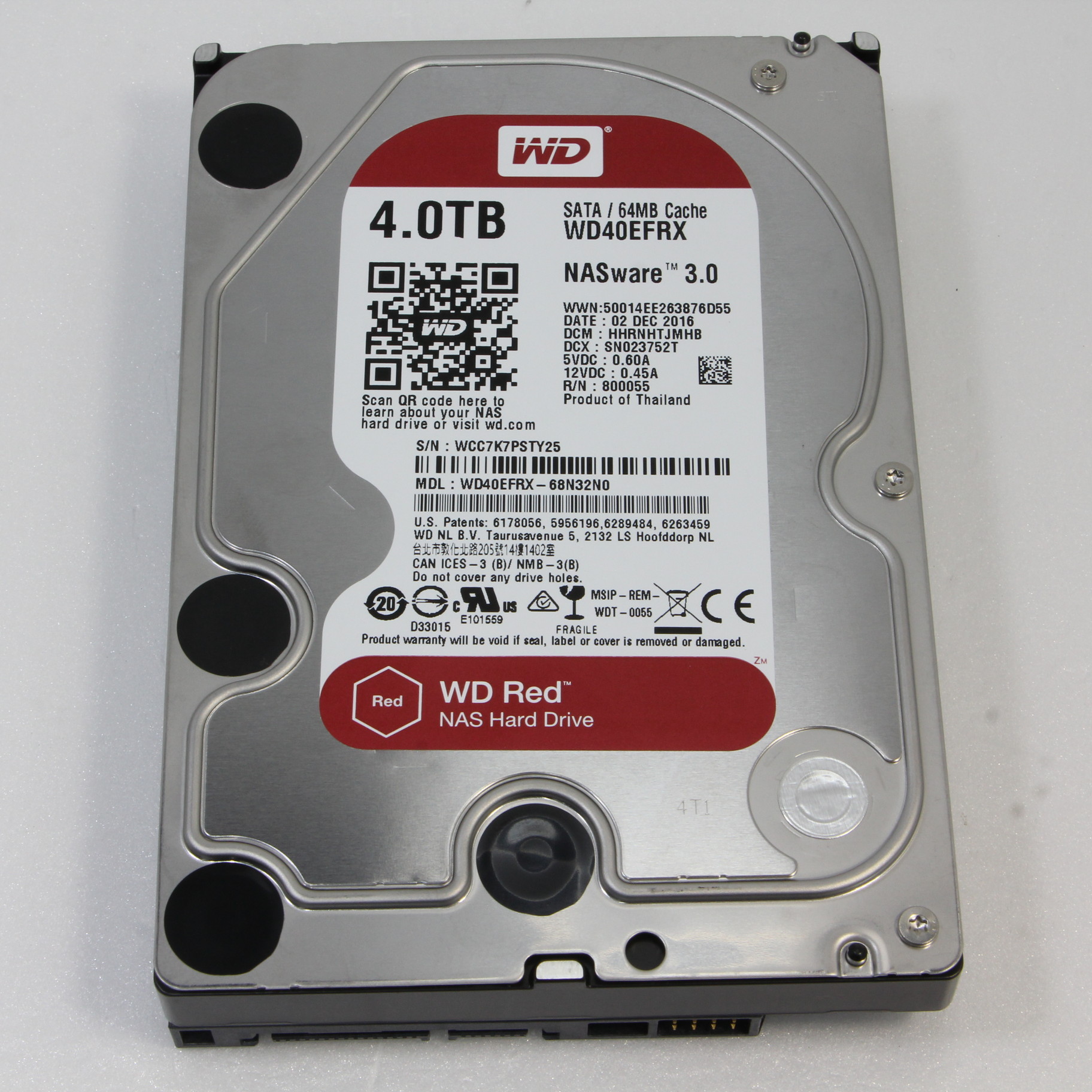 【中古】WD40EFRX [2133035965551] - リコレ！|ビックカメラグループ ソフマップの中古通販サイト