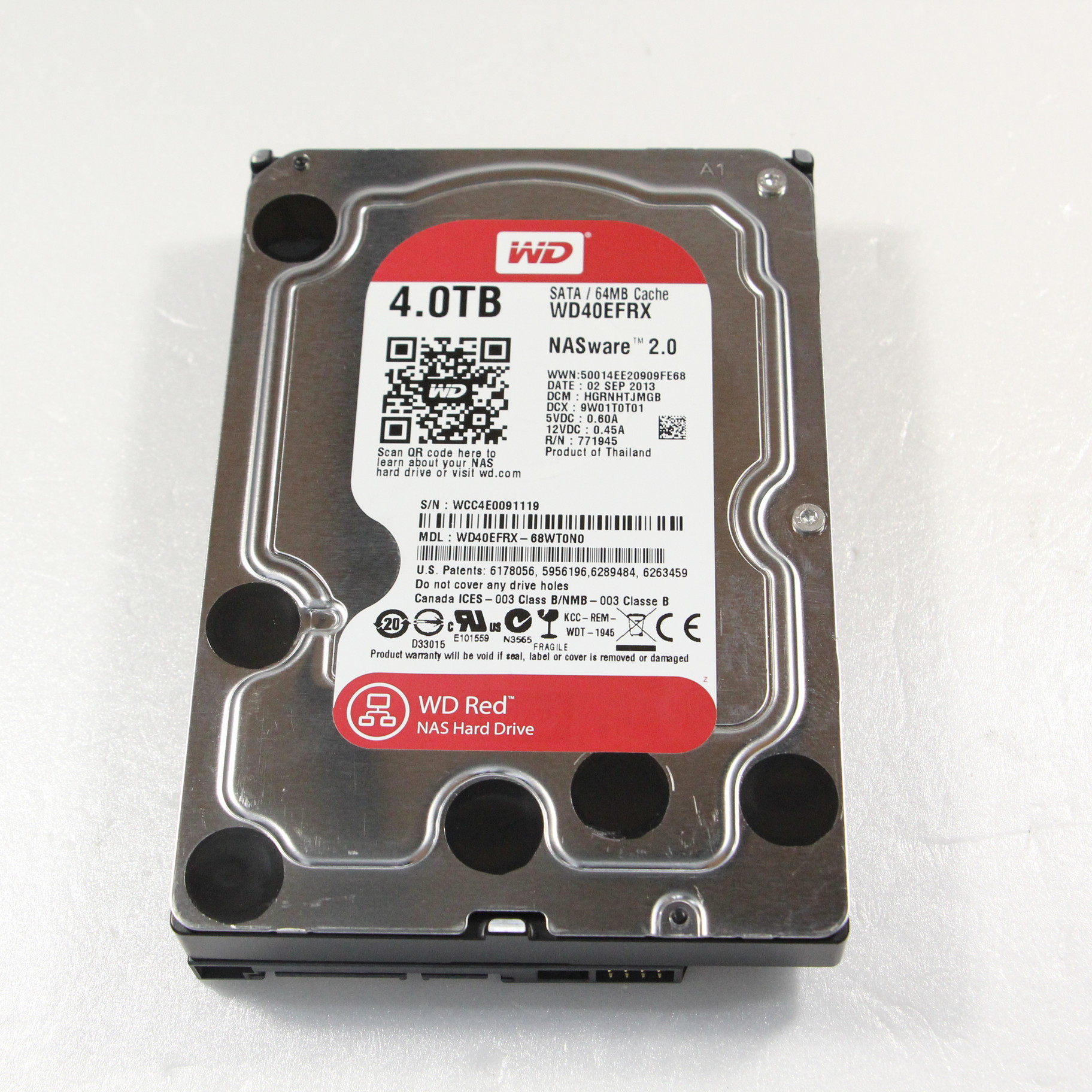 【中古】WD40EFRX [2133036631394] - リコレ！|ビックカメラグループ ソフマップの中古通販サイト