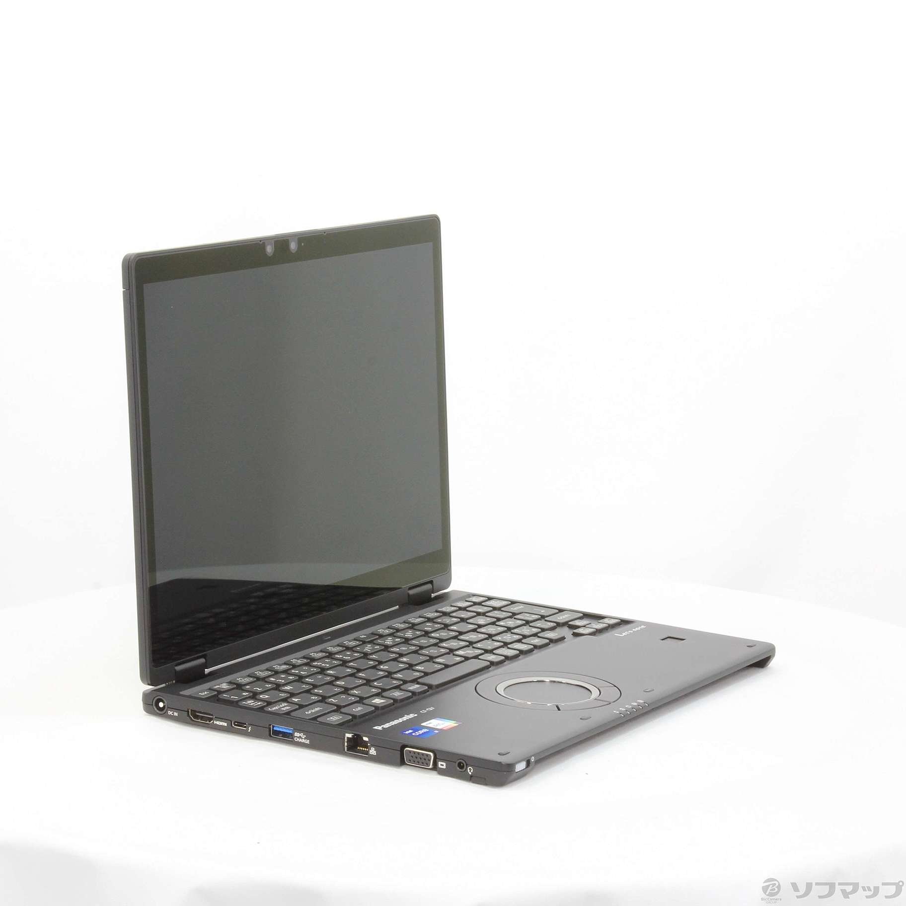 【中古】〔展示品〕 Lets note QV1 CF-QV1GFNQR ブラック 〔Windows 10〕 [2133036827629 ...