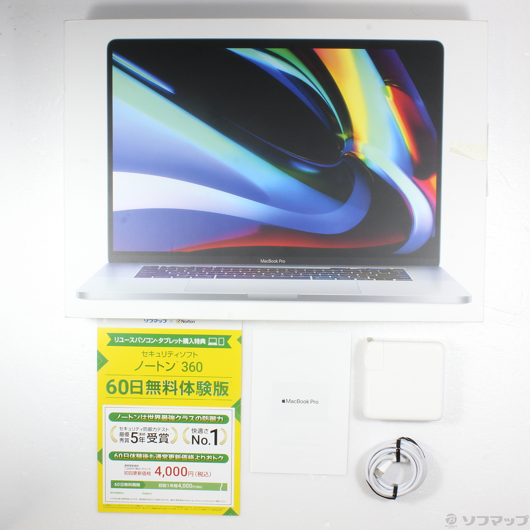 【中古】MacBook Pro 16-inch Late 2019 MVVK2J／A Core_i9 2.3GHz 16GB SSD1TB スペースグレイ 〔10.15 Catalina ...