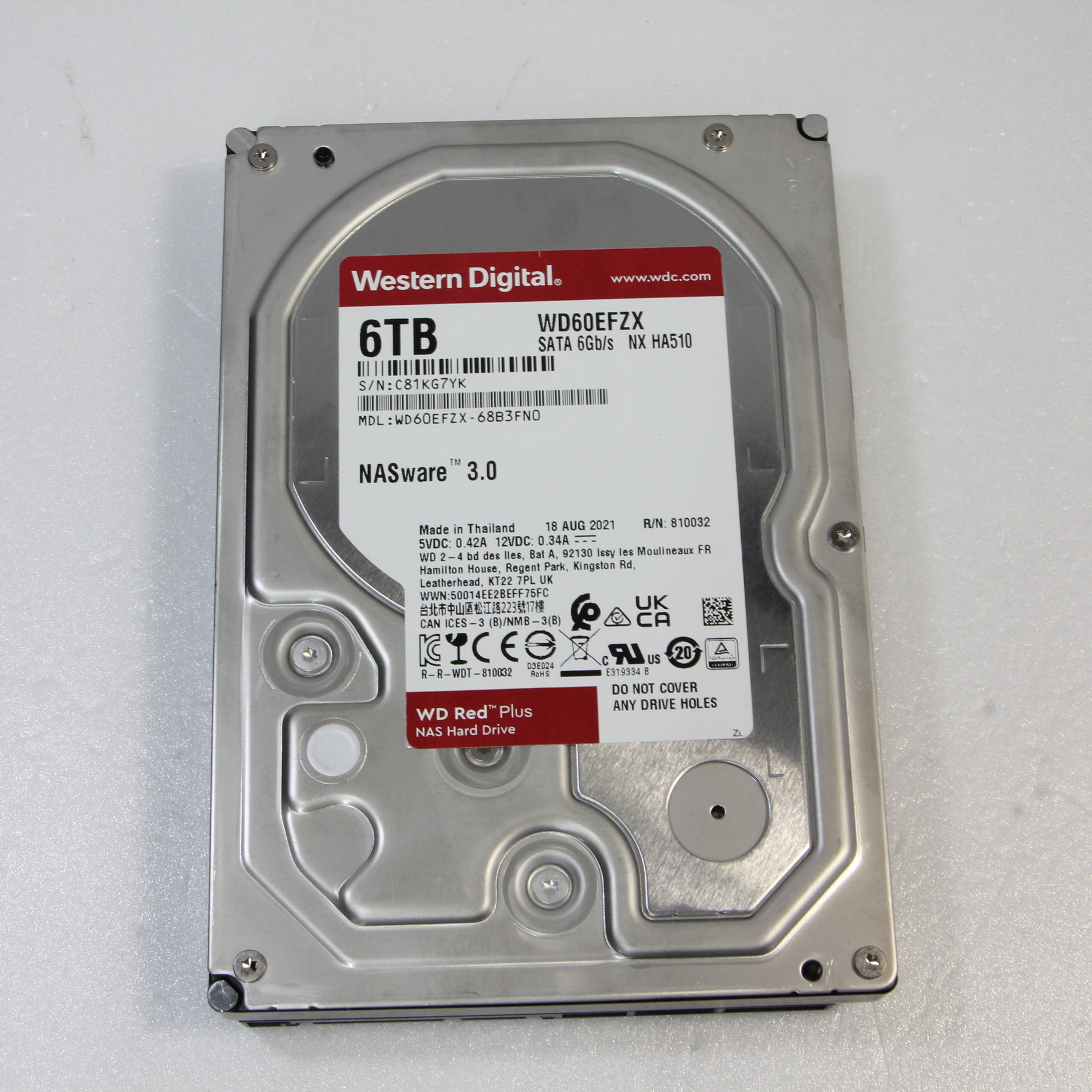 【中古】WD60EFZX [2133037309544] - リコレ！|ソフマップの中古通販サイト