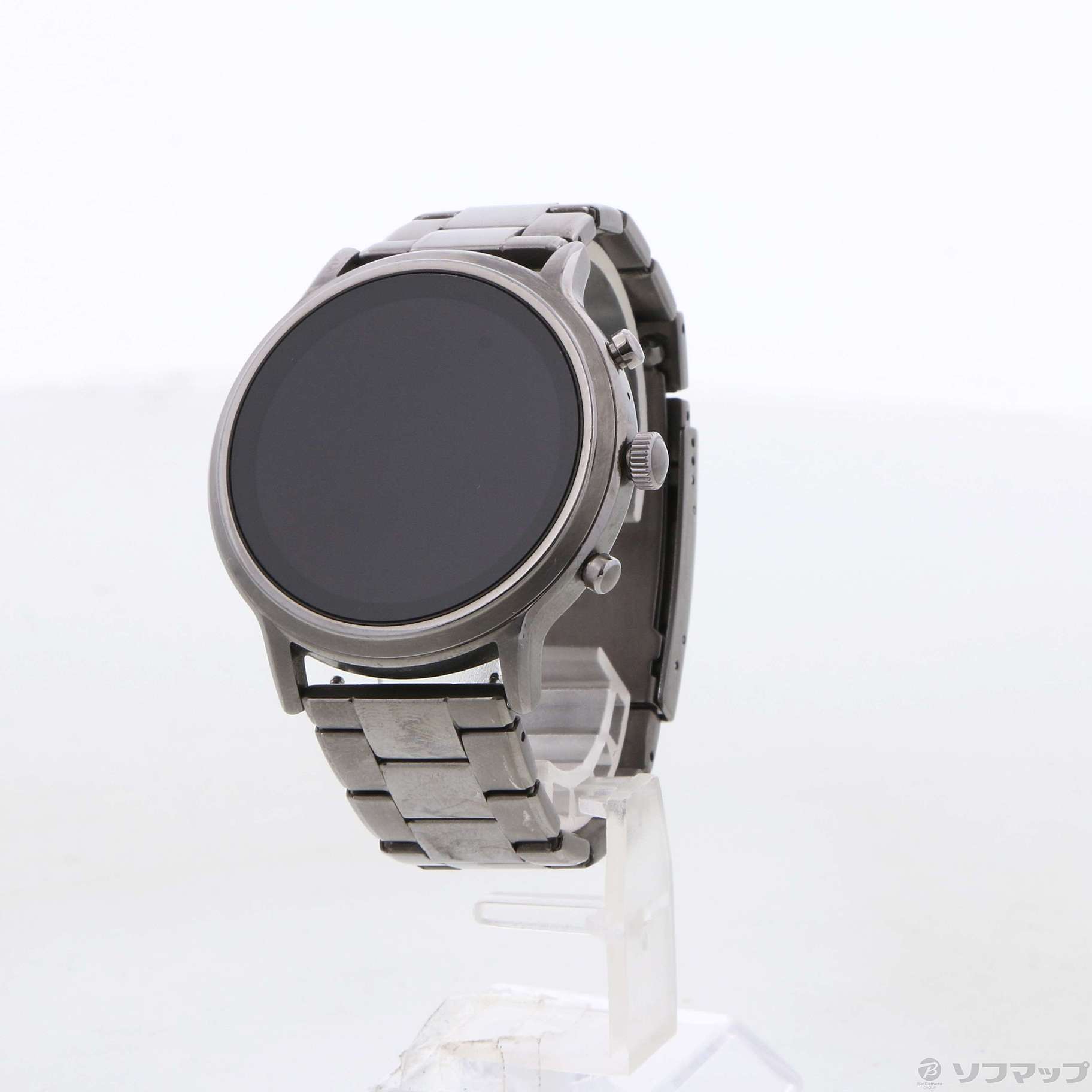 【中古】セール対象品 FOSSIL Q THE CARLYLE HR スモークステンレススチール ジェネレーション5 FTW4024 ...