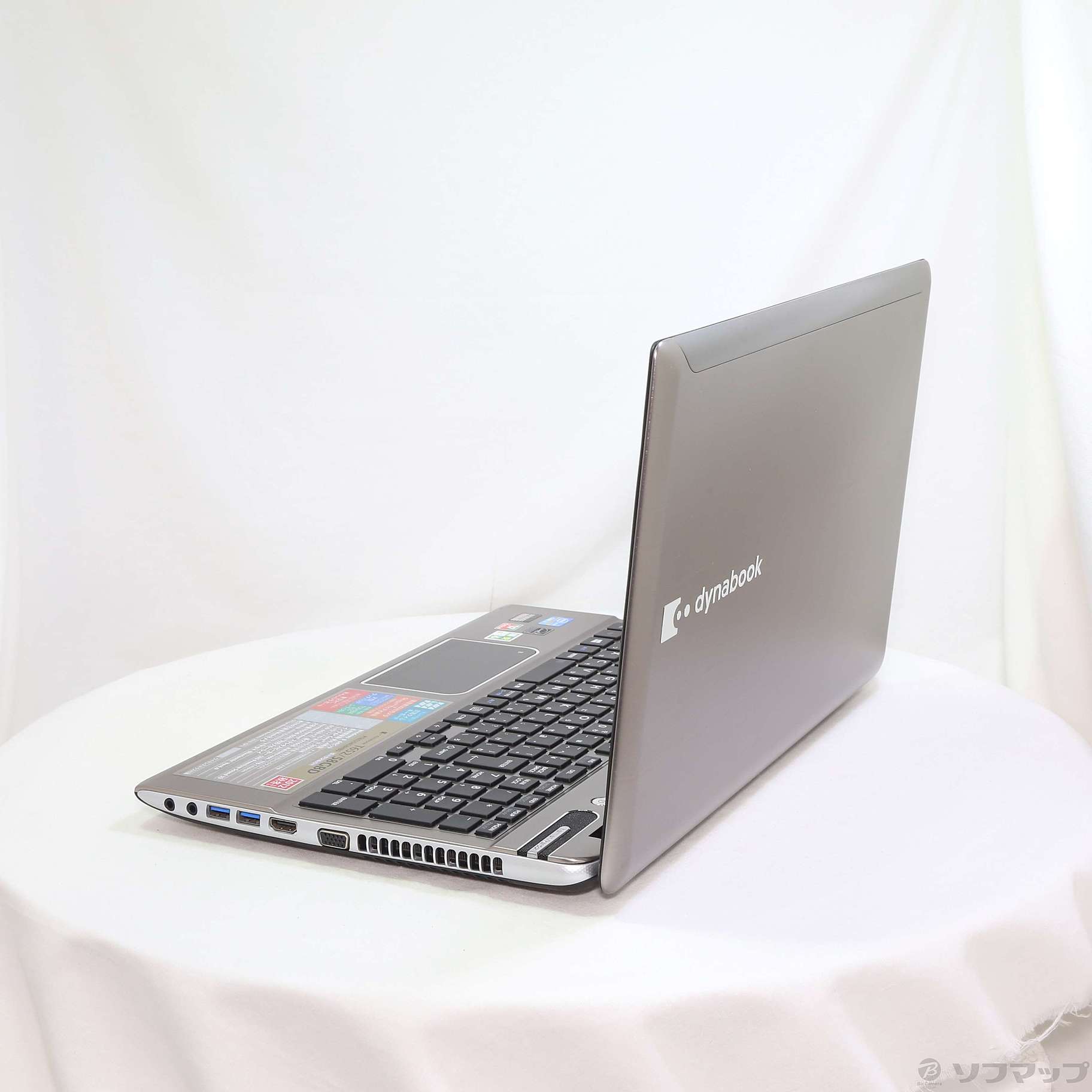 【中古】格安安心パソコン dynabook T652／58GBD PT65258GBHBD ダークシルバー [2133038737582 ...