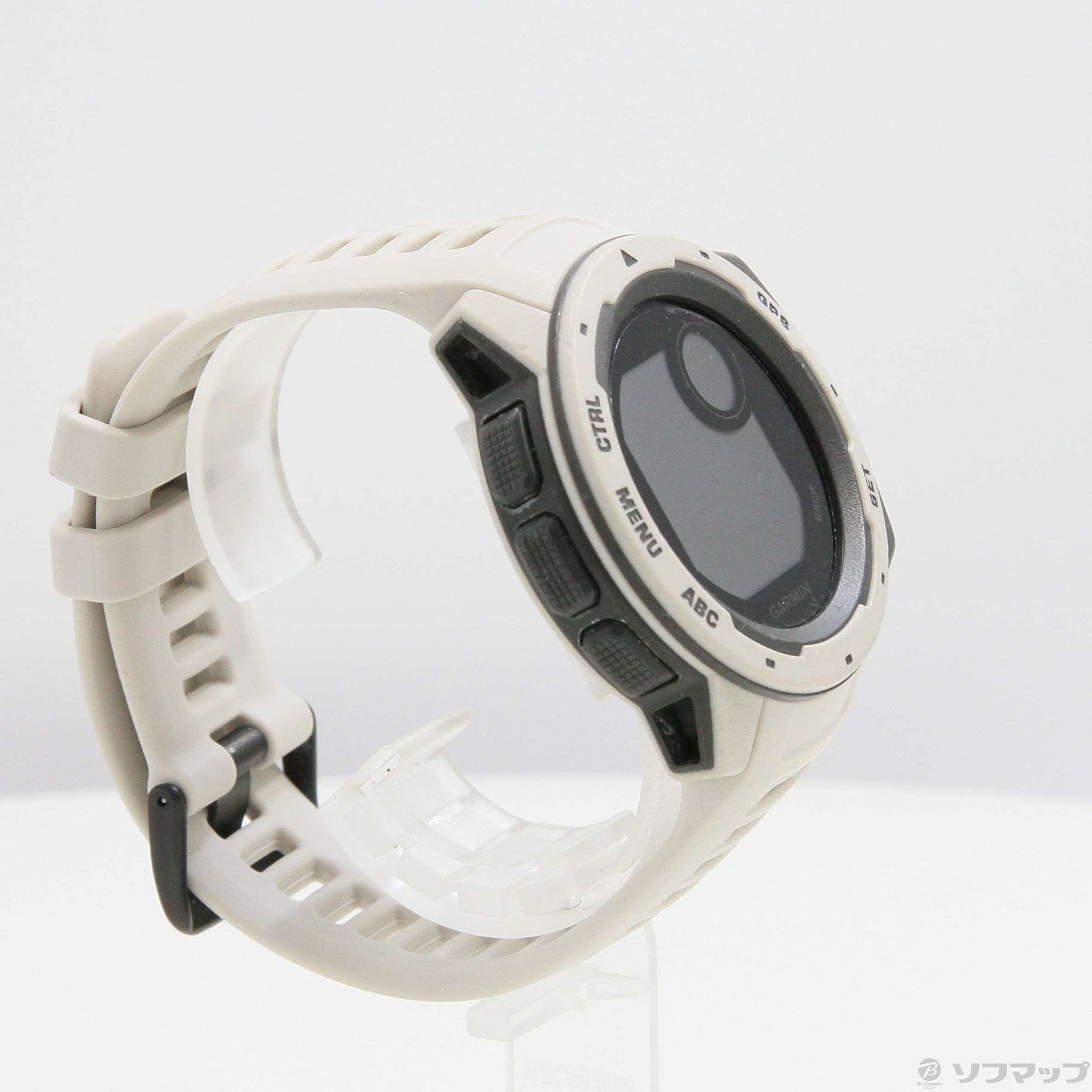 【中古】GARMIN ガーミン Instinct Tundra GPS スマートウォッチ 010-02064-22 ...