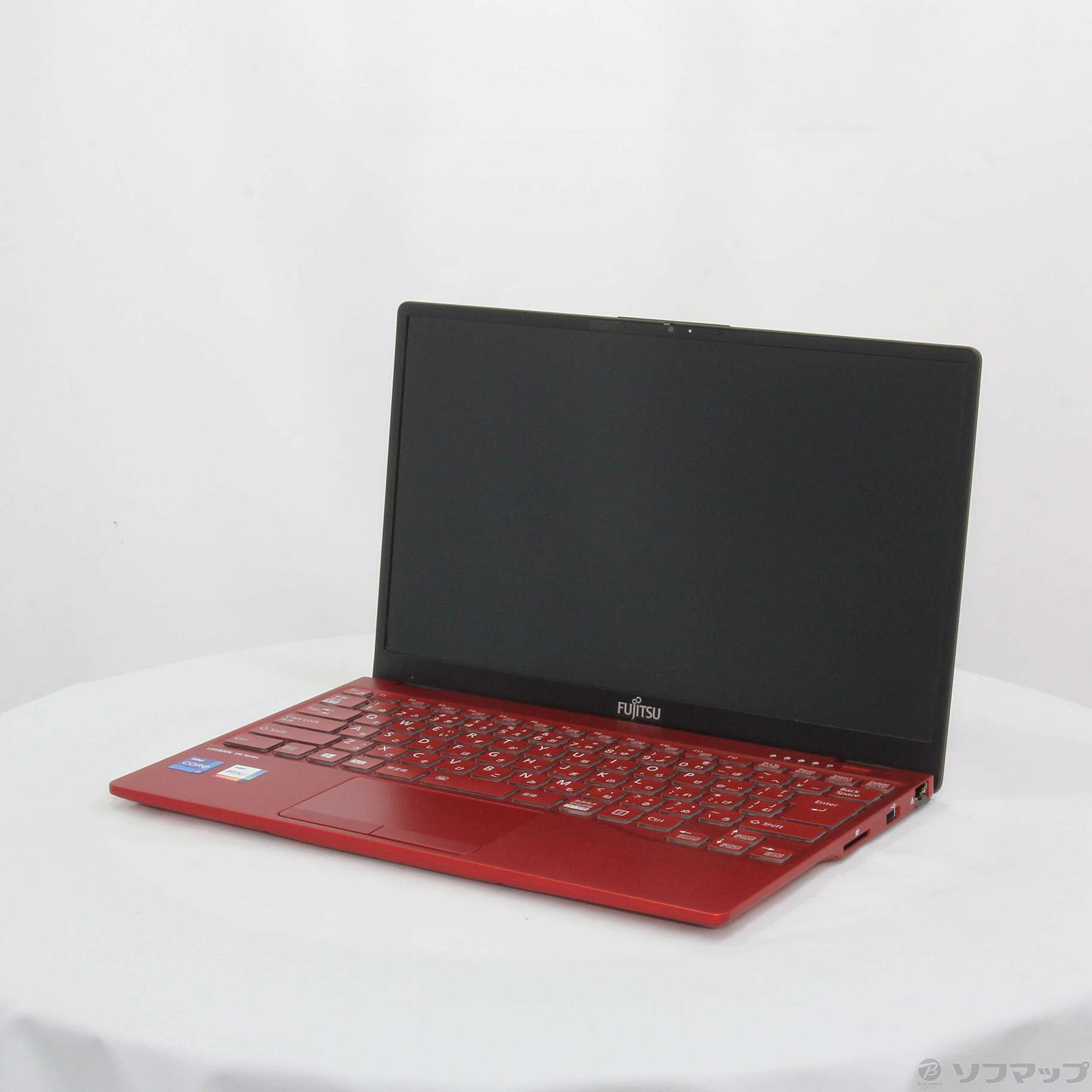 【中古】〔展示品〕 LIFEBOOK UH90／E3 FMVU90E3R ガーネットレッド 〔Windows 10 ...
