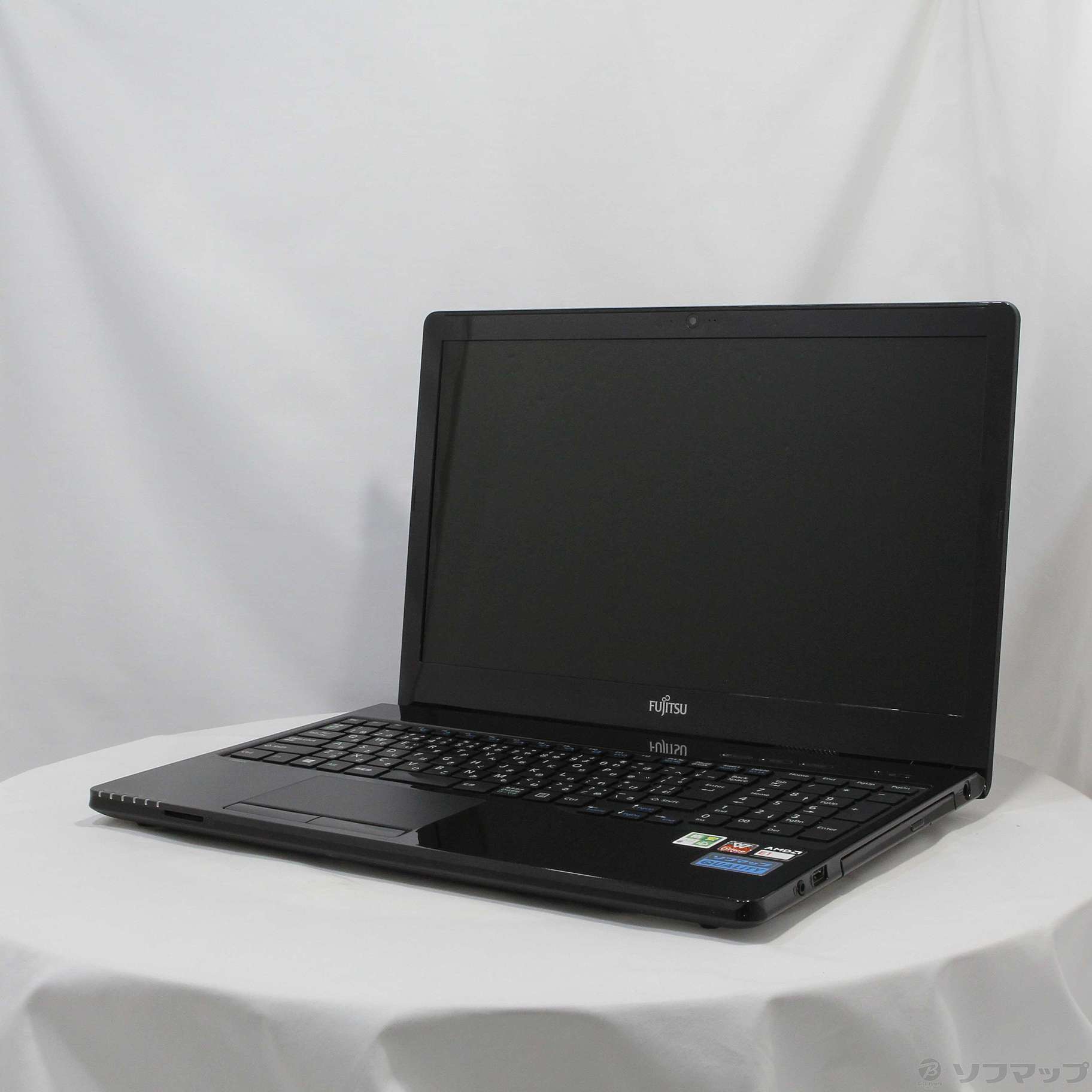 【中古】格安安心パソコン LIFEBOOK AH WA1／A3 FMVWA3A11B シャイニーブラック 〔Windows 10 ...