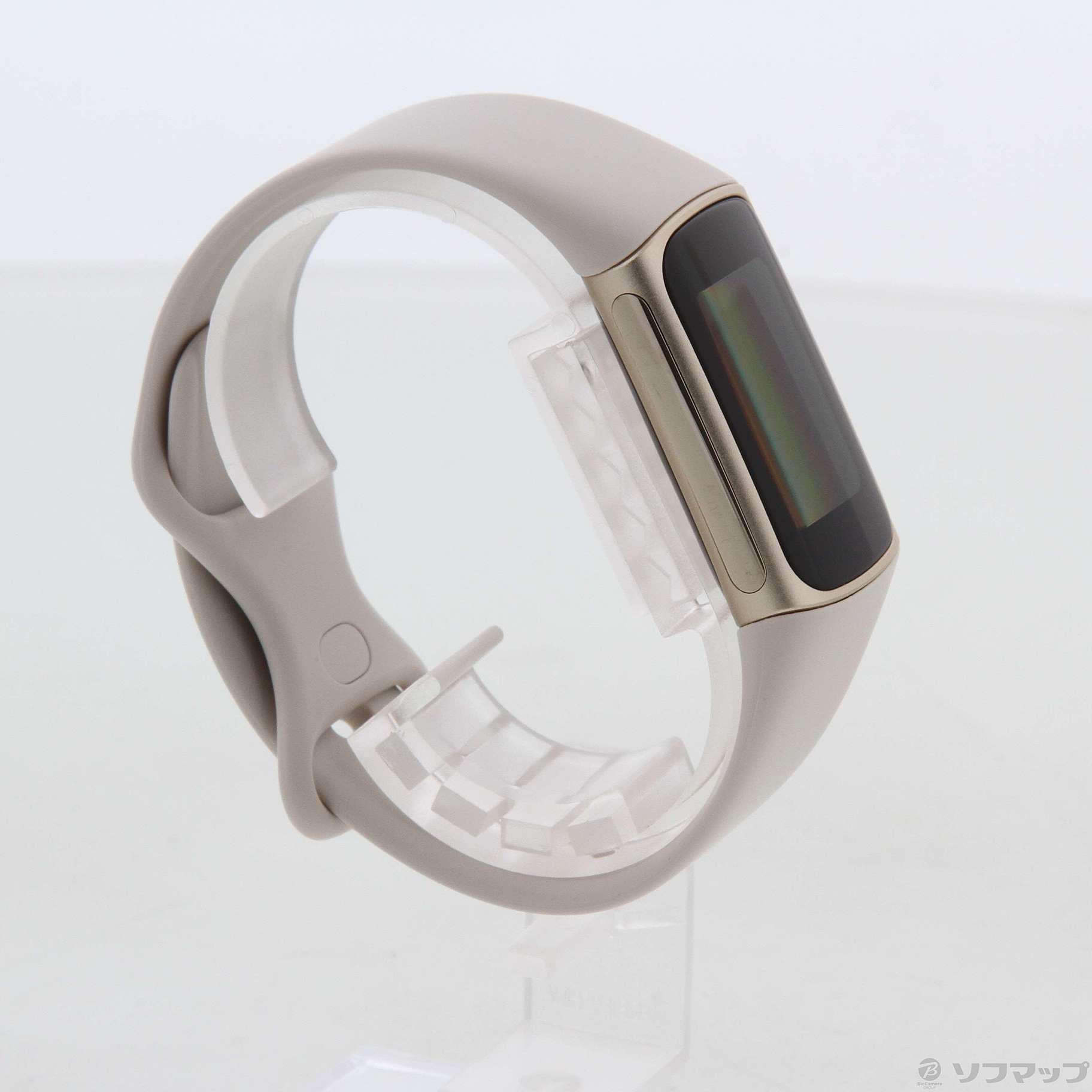 【中古】Fitbit Charge5 FB421GLWT-FRCJK ルナホワイト／ソフトゴールド [2133039318278] - リコレ ...