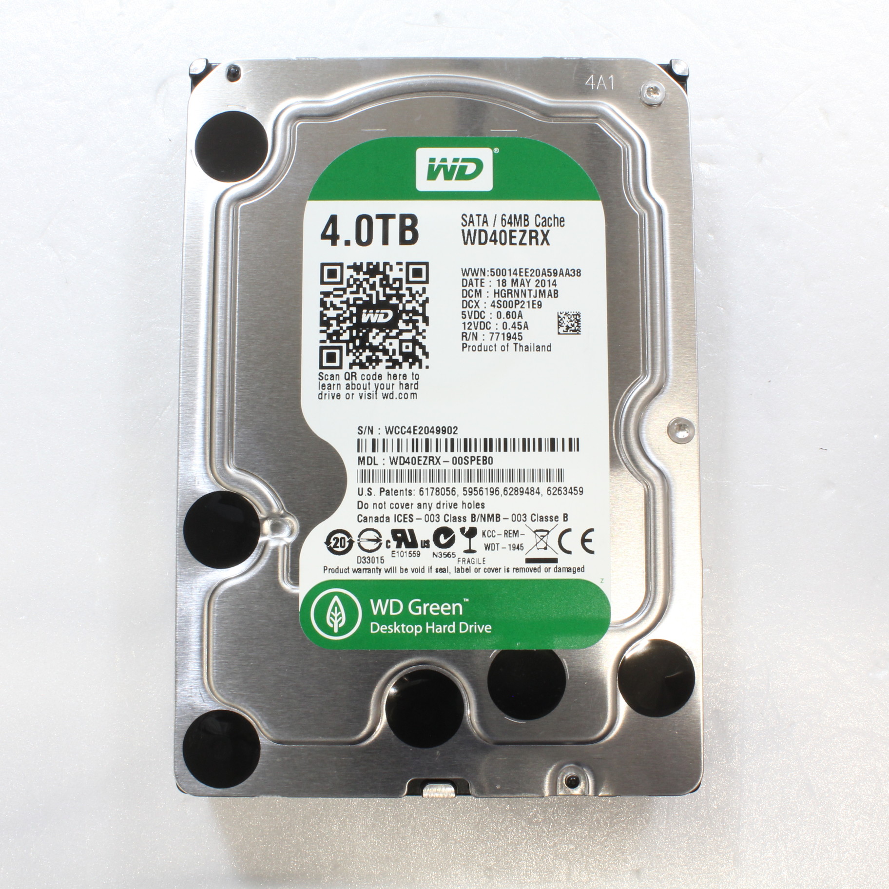 【中古】WD Green WD40EZRX [2133039407026] - リコレ！|ビックカメラグループ ソフマップの中古通販サイト