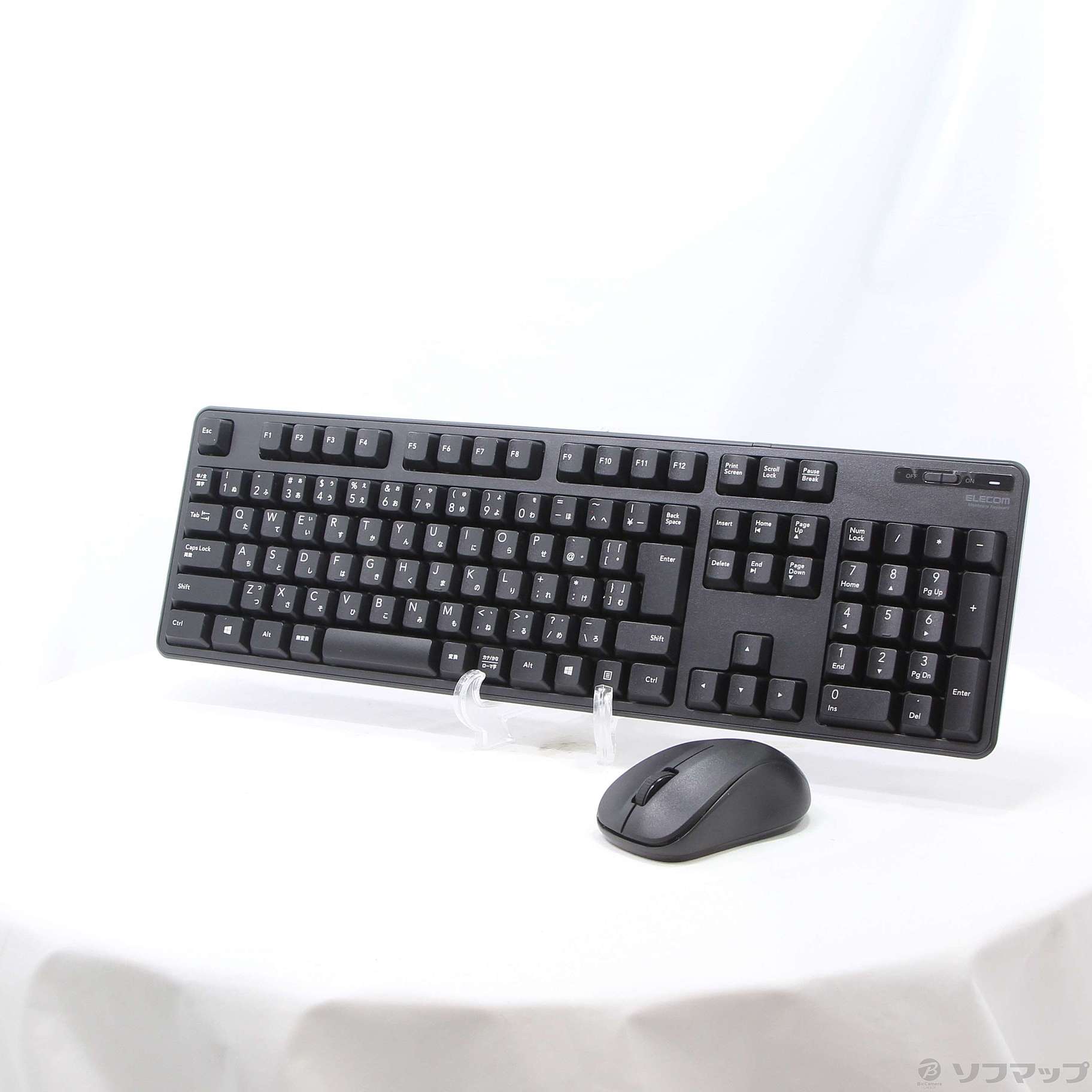 【中古】〔展示品〕 TK-FDM106MBK 無線フルキーボード&マウス ブラック [2133040071643] - リコレ！|ソフマップの中古通販サイト