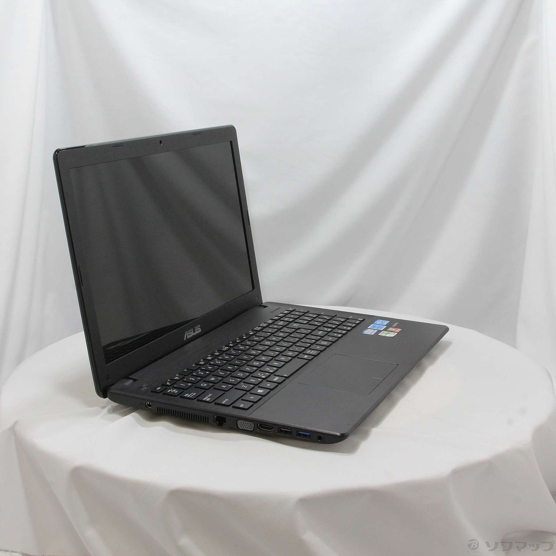 【中古】格安安心パソコン ASUS X551CA X551CA-SX024HS ブラック ※バッテリー完全消耗 [2133040456945 ...