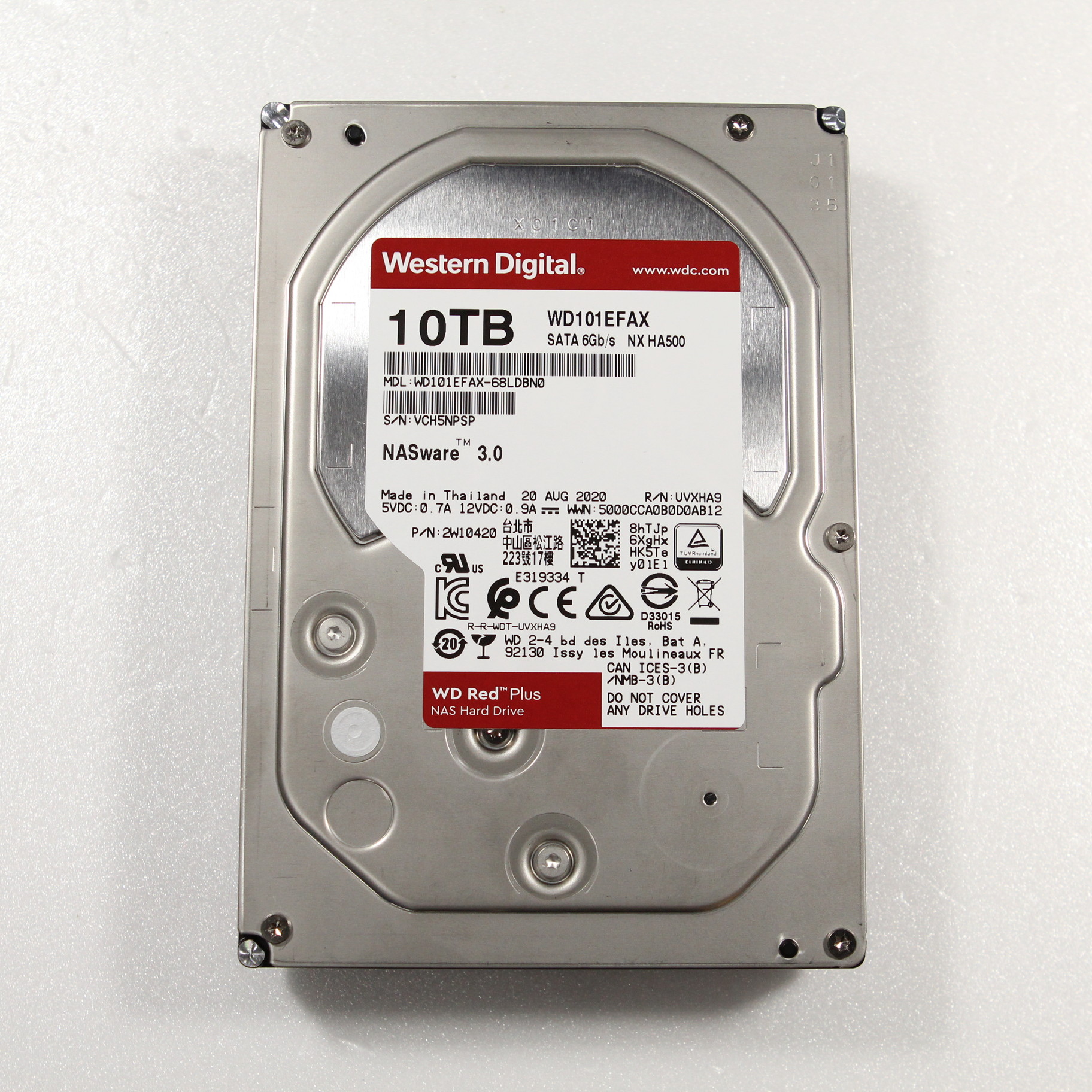 【中古】WD Red Plus WD101EFAX [2133040497610] - リコレ！|ビックカメラグループ ソフマップの中古通販サイト