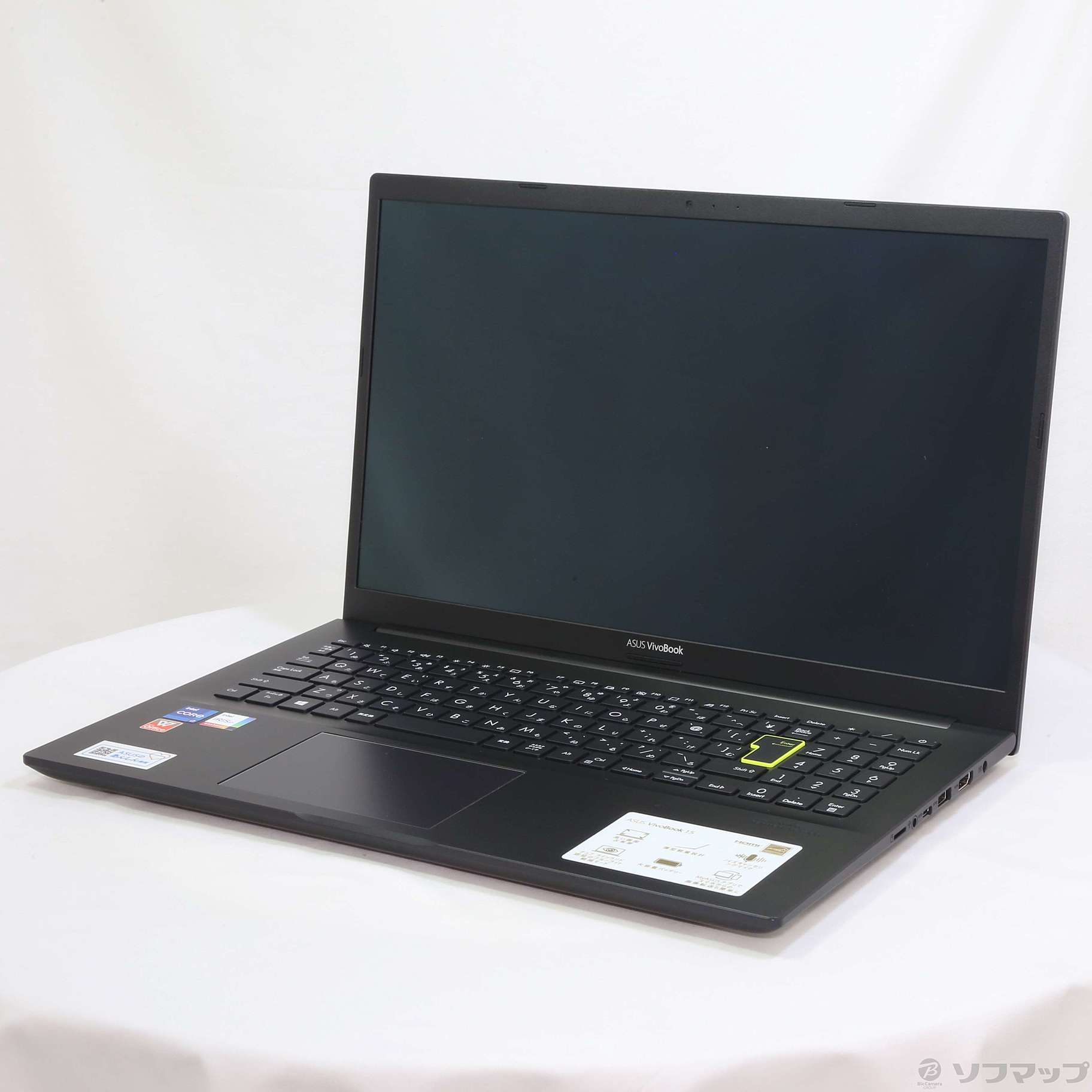 【中古】VivoBook 15 OLED K513EA K513EA-L1869T インディーブラック 〔Windows 10 ...
