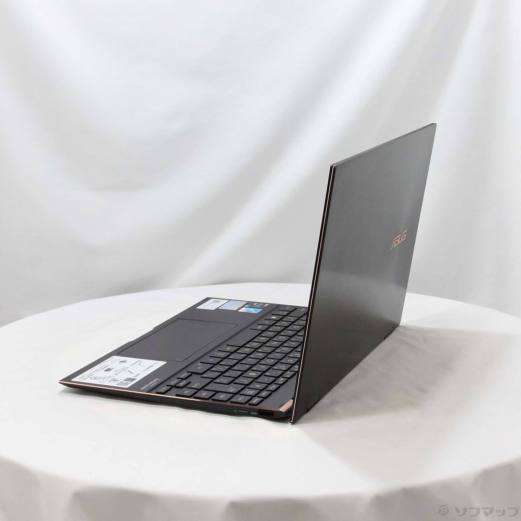 【中古】ZenBook Flip S UX371EA UX371EA-HR015TS ジェードブラック 〔Windows 10〕 11/09 ...