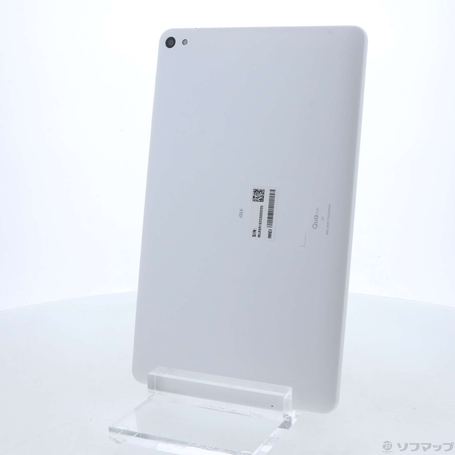 【中古】Qua tab 02 16GB パウダーホワイト HWT31 au [2133041690515] - リコレ！|ビックカメラグループ ...