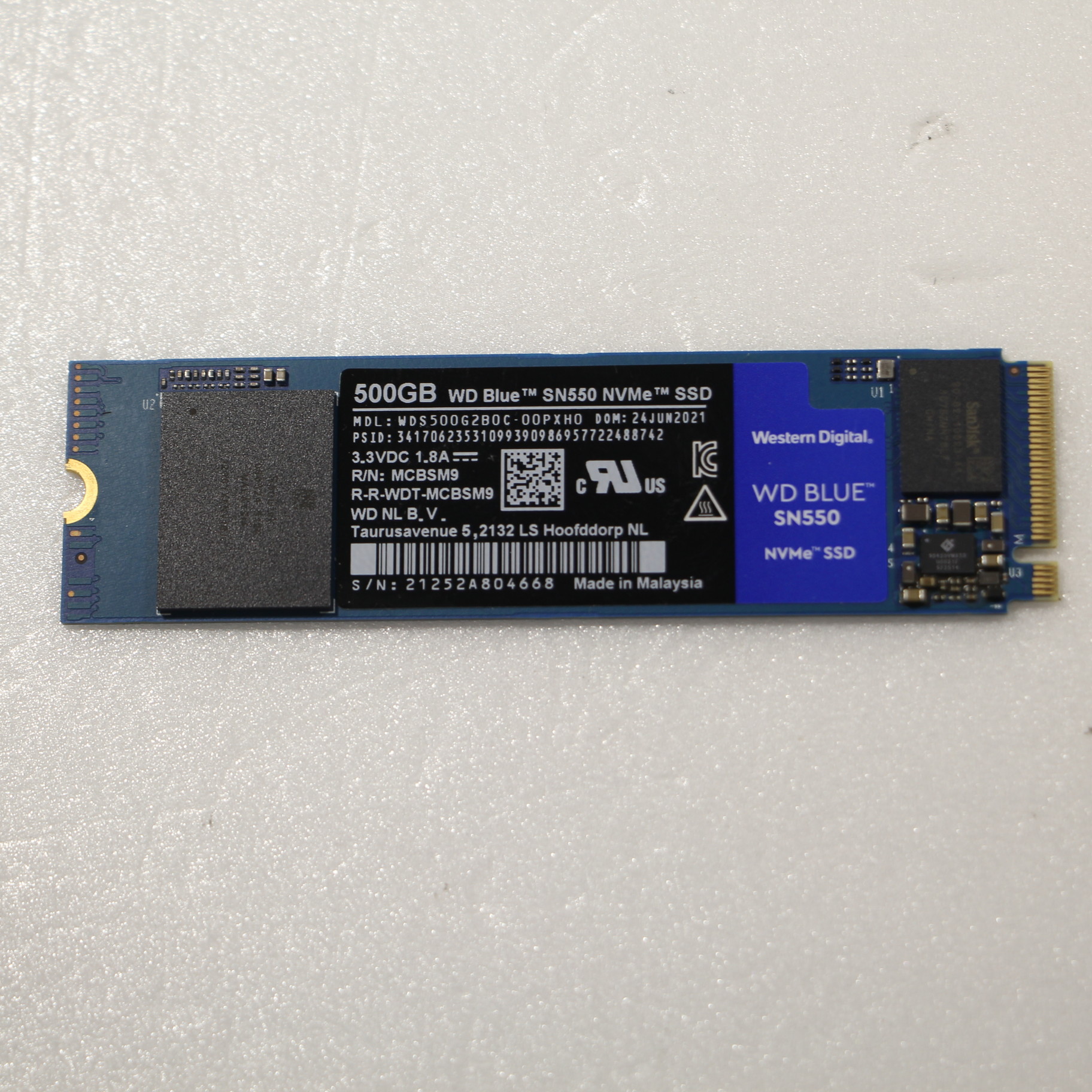【中古】WD Blue SN500 NVMe WDS500G2B0C [2133042526813] - リコレ！|ビックカメラグループ ...