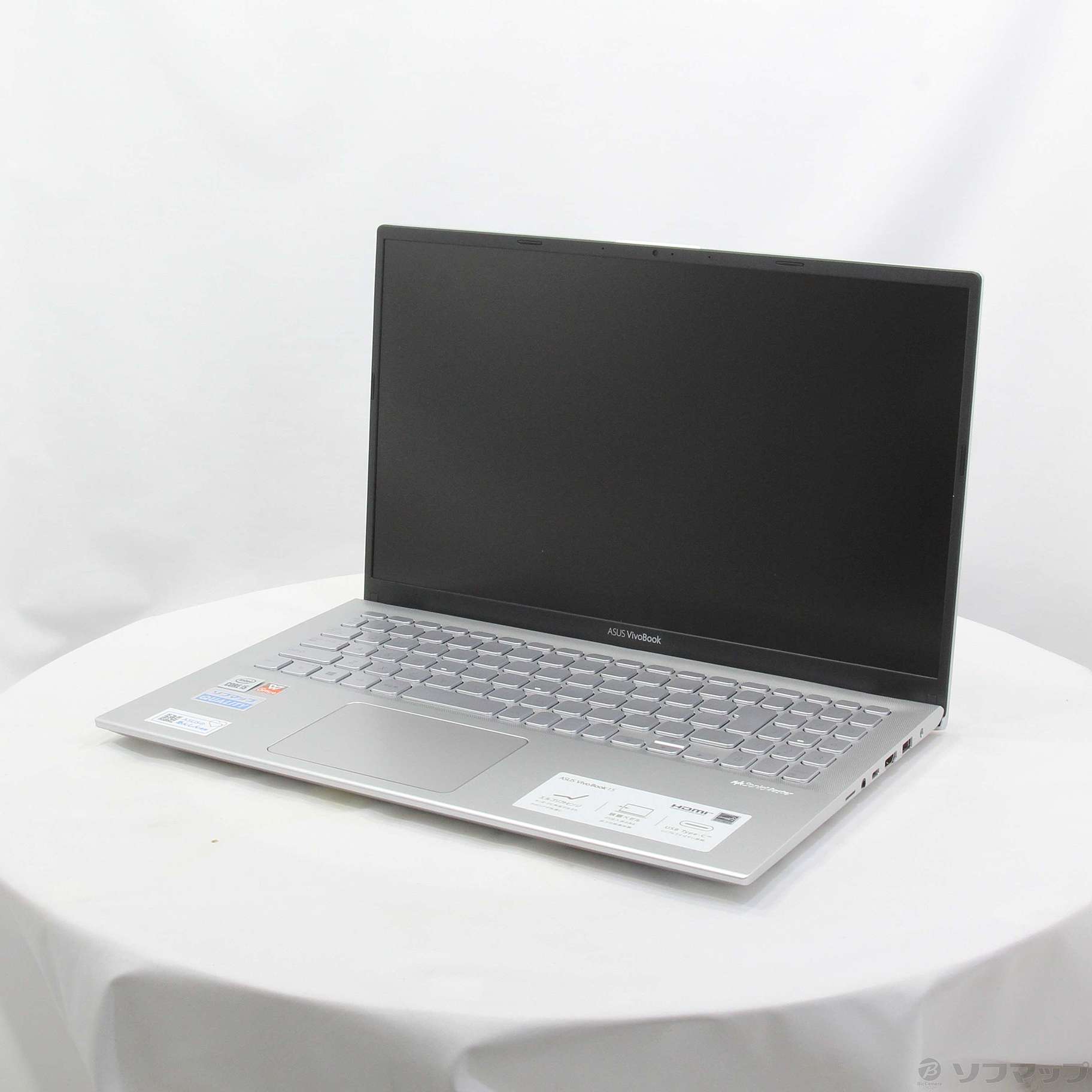 【中古】VivoBook 15 X512JA X512JA-EJ333T トランスペアレントシルバー 〔Windows 10〕 [2133044276808] - リコレ！|ソフマップの中古通販サイト