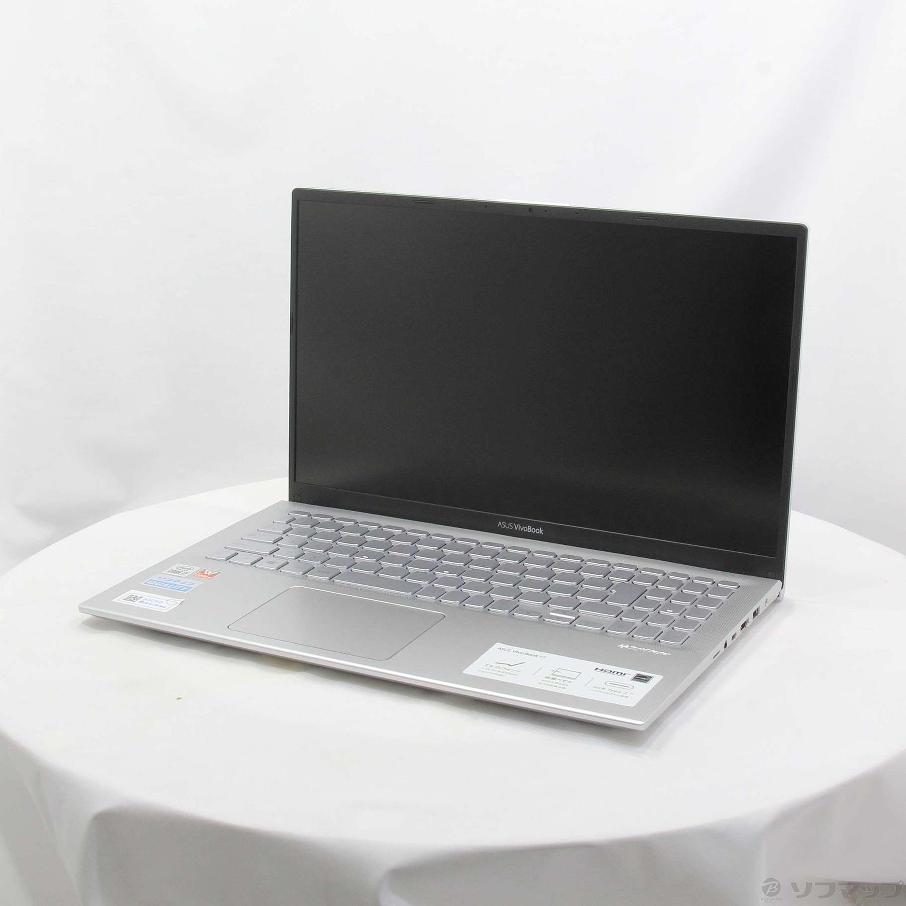 【中古】VivoBook 15 X512JA X512JA-EJ257T トランスペアレントシルバー 〔Windows 10〕 [2133044276853] - リコレ！|ソフマップの中古通販サイト