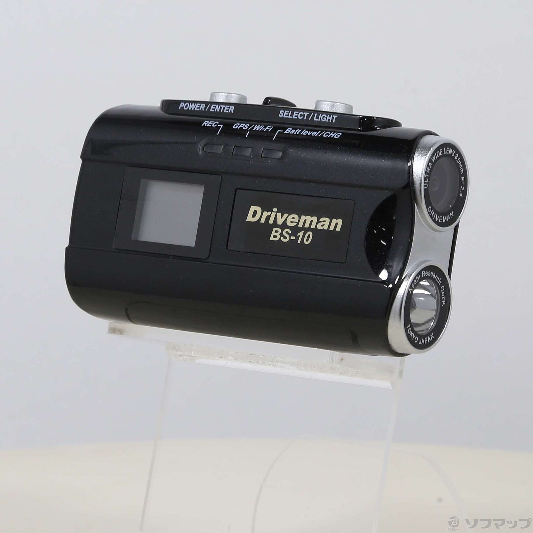 【中古】〔展示品〕 バイクカメラ Driveman BS-10 B ブラック [2133044303634] - リコレ！|ビックカメラグループ ソフマップの中古通販サイト