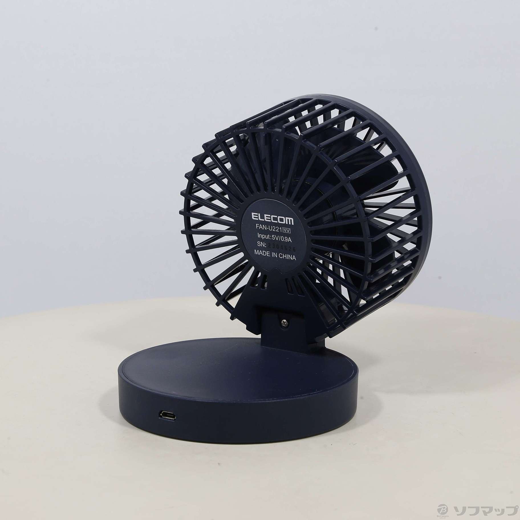 【中古】〔展示品〕 ECLEAR flow flow 卓上ファン 給電モデル - FAN-U221NV ムードネイビー [2133044436332] - リコレ！|ビックカメラグループ ...