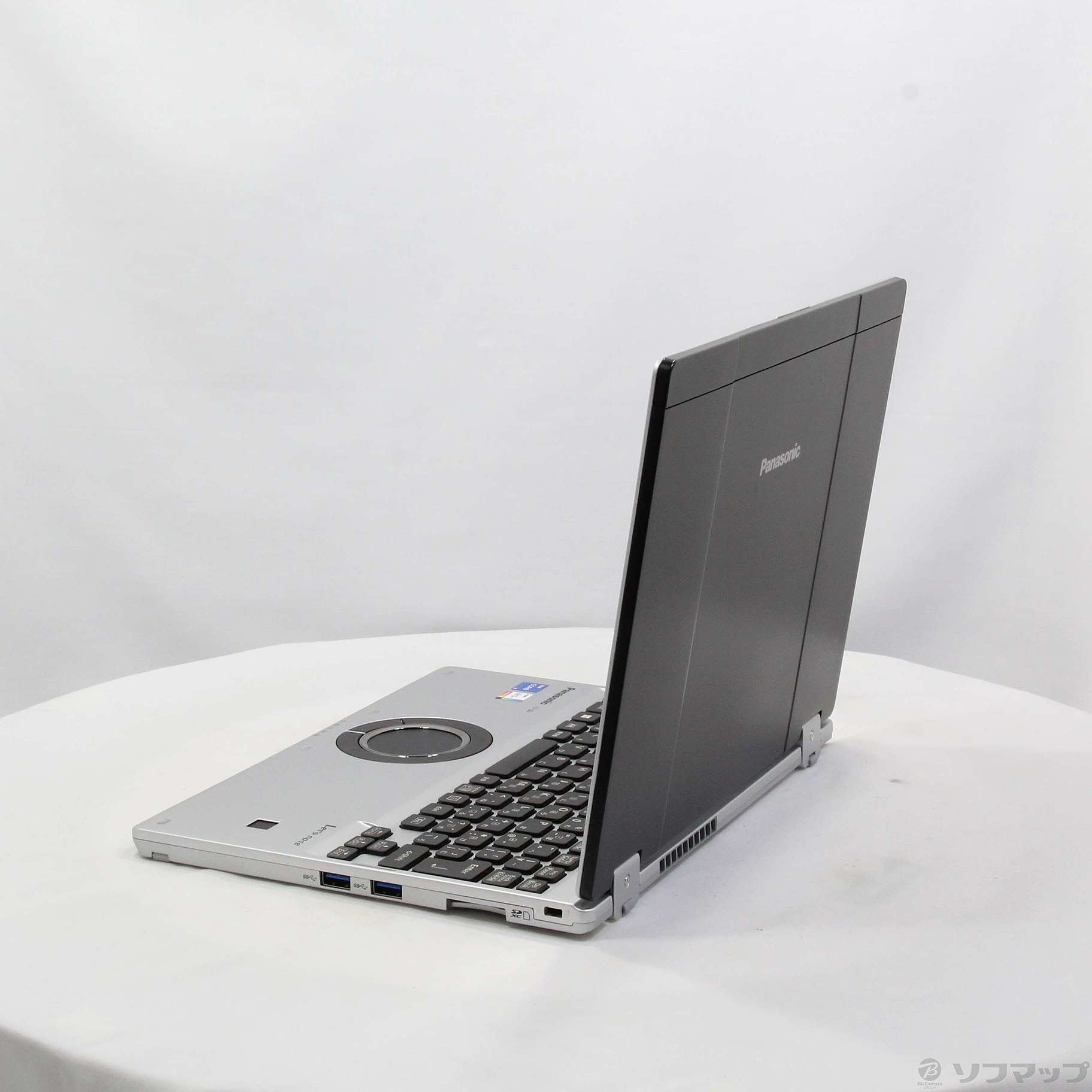 【中古】〔展示品〕 Lets note QV1 CF-QV1BDMCR ブラック&シルバー [2133044546765] - リコレ ...