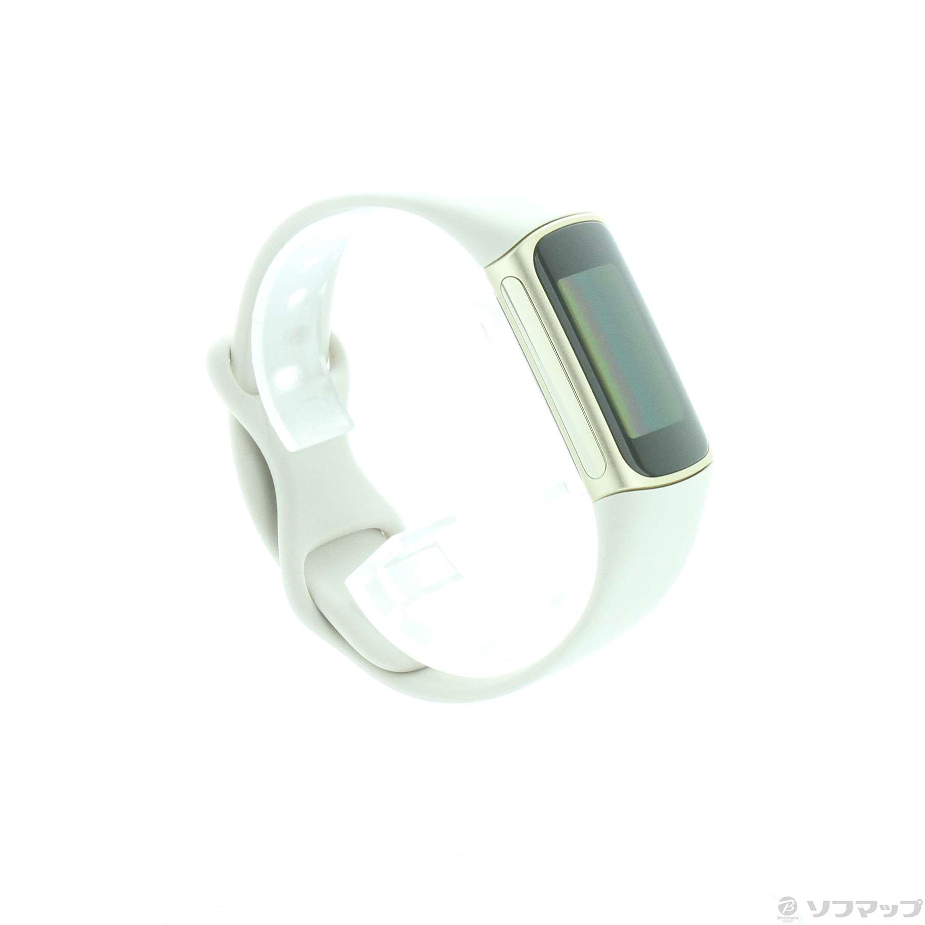 【中古】Fitbit Charge5 FB421GLWT-FRCJK ルナホワイト／ソフトゴールド [2133045027546] - リコレ ...