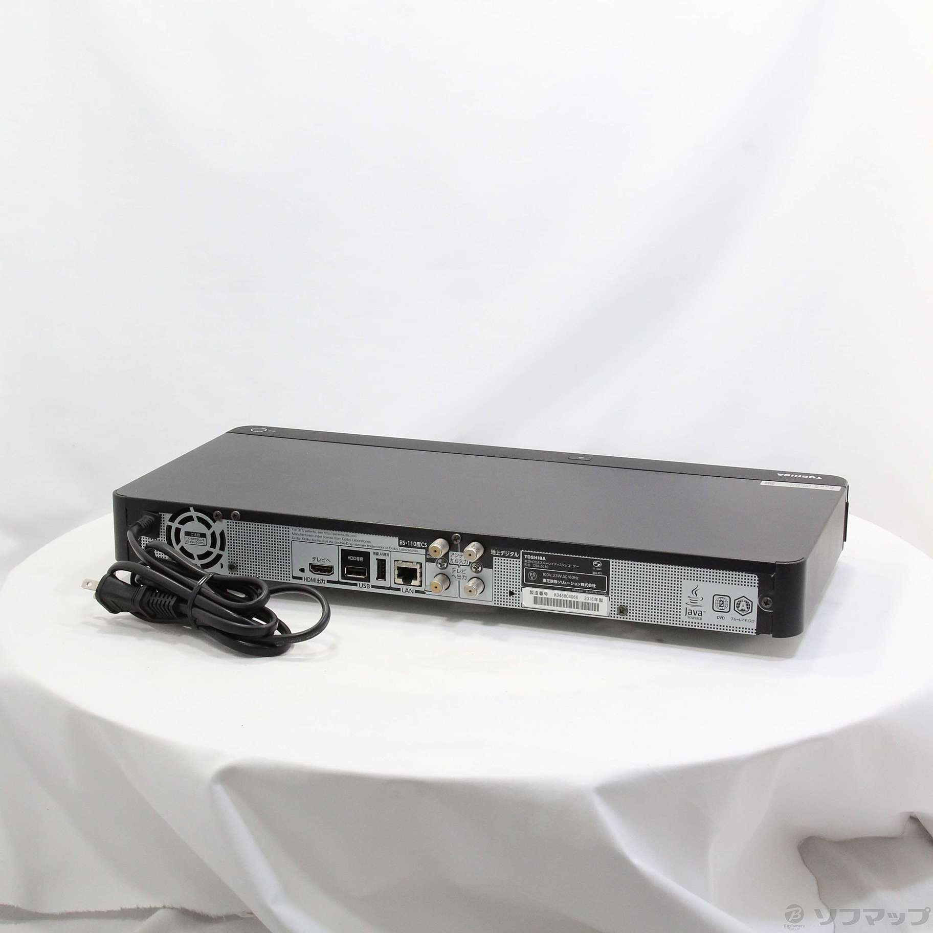 【中古】〔中古品〕 ブルーレイレコーダー DBR-Z610 [500GB ／2番組同時録画] [2133045129011] - リコレ ...