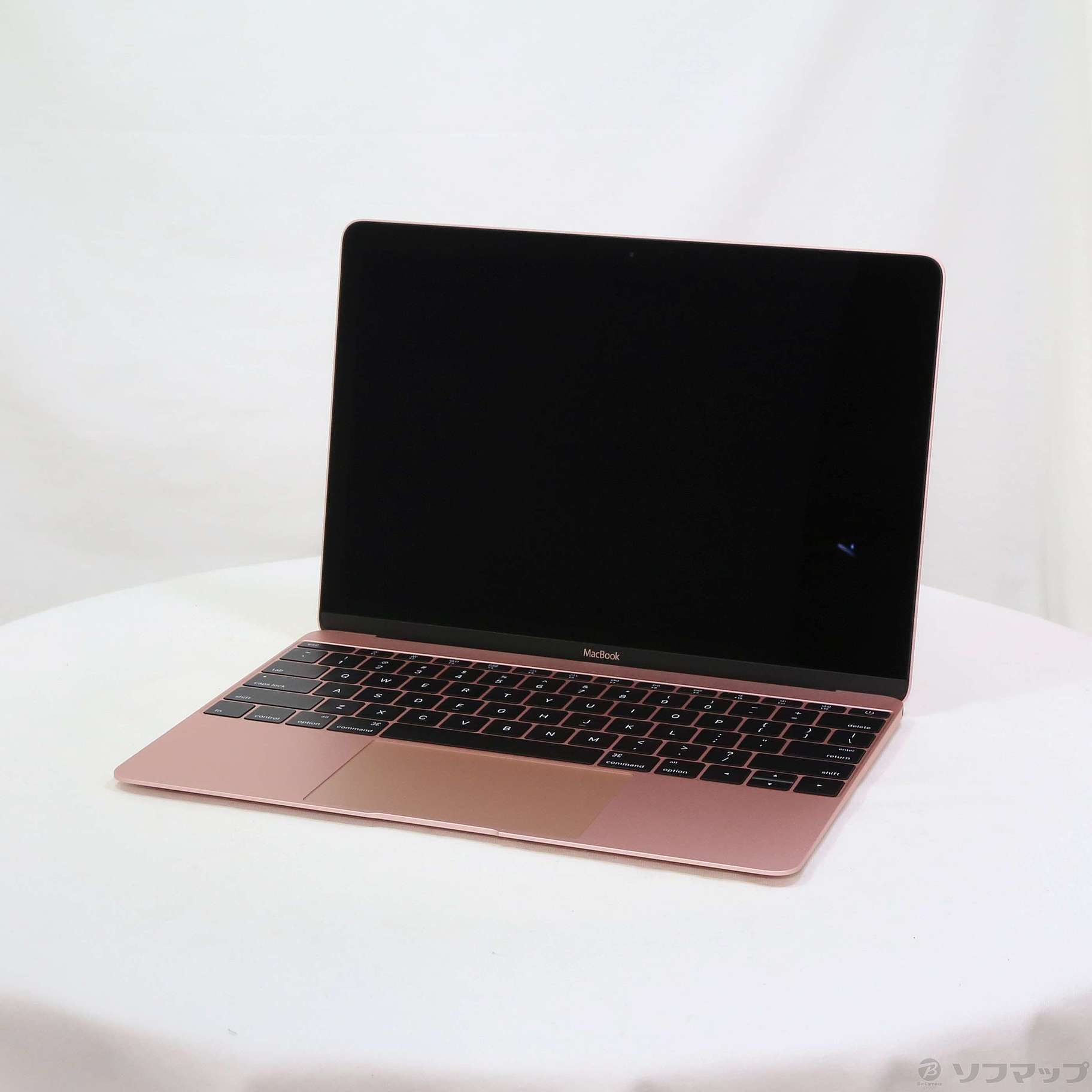 【中古】MacBook 12-inch Early 2016 MMGM2J／A Core_m7 1.3GHz 8GB SSD512GB ローズ ...