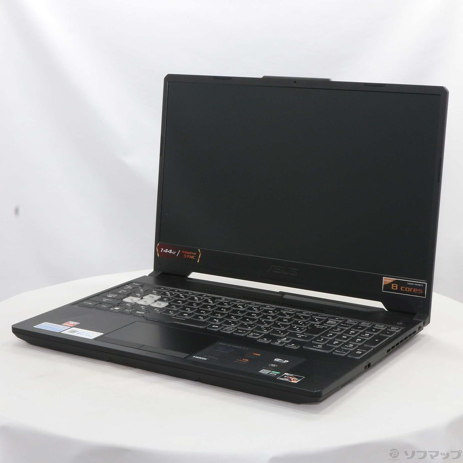【中古】ASUS TUF Gaming A15 FA506QM FA506QM-R7R3060W11 グラファイトブラック ...