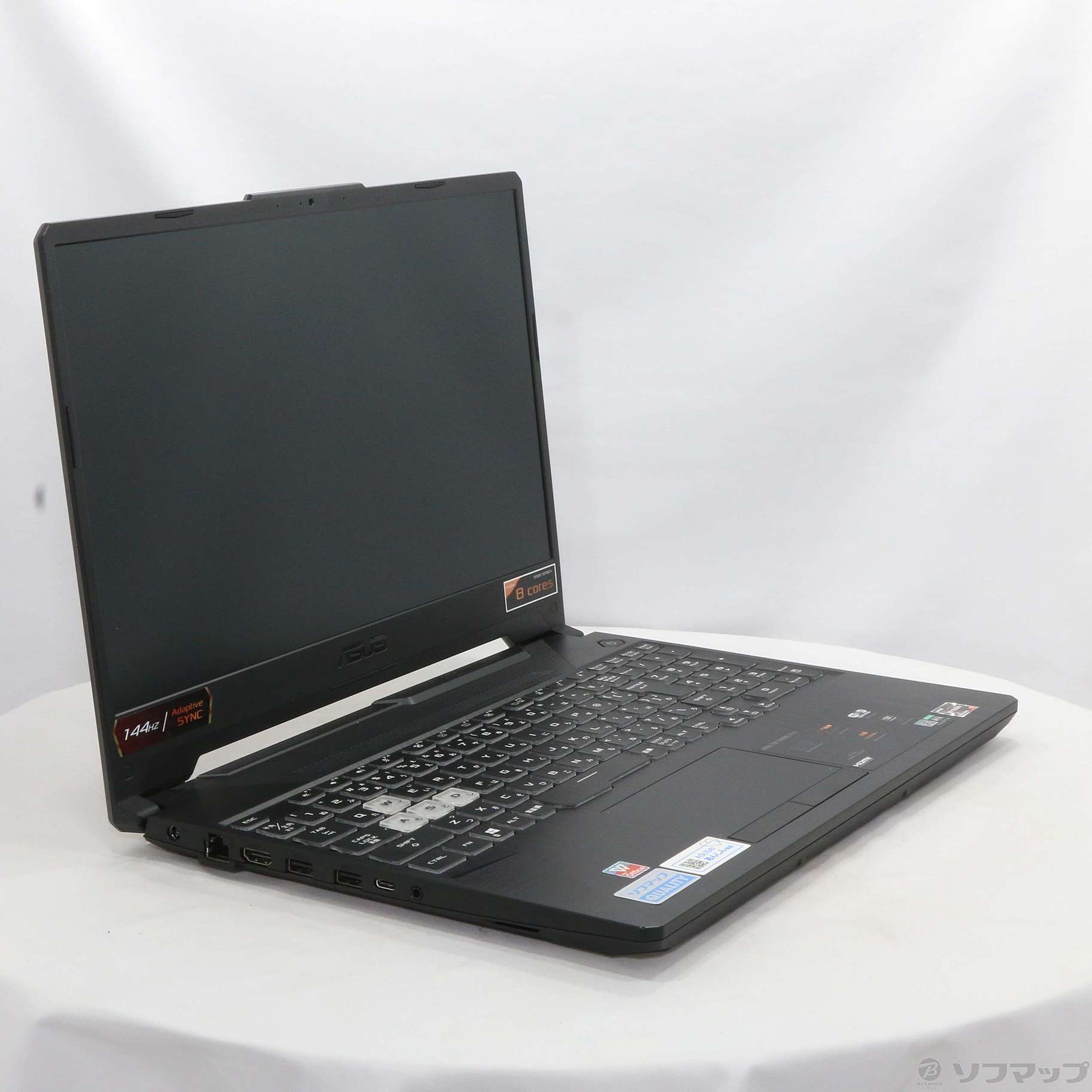 【中古】ASUS TUF Gaming A15 FA506QM FA506QM-R7R3060W11 グラファイトブラック ...