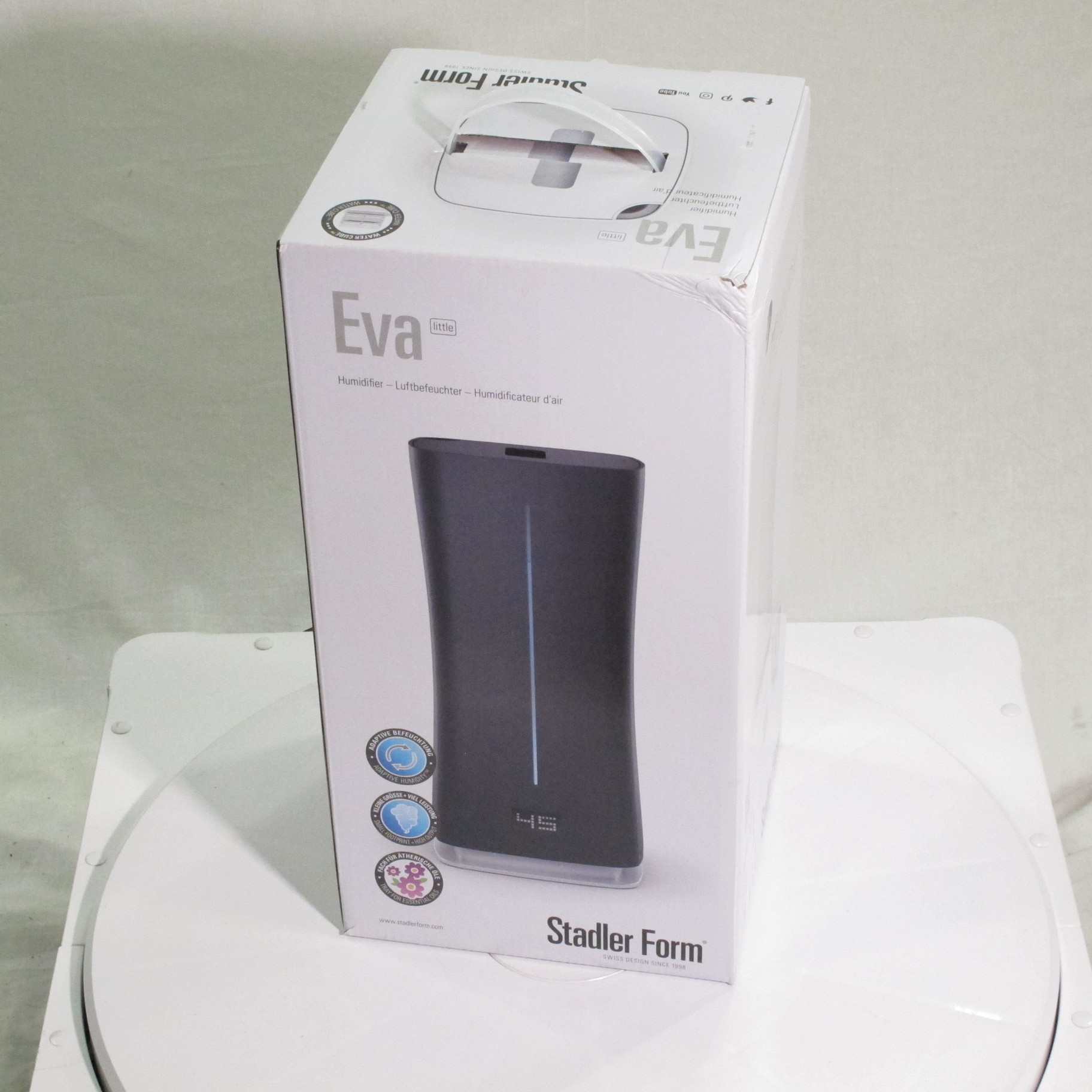 【中古】〔未使用品〕 加湿器 Eva little ホワイト 2955 [超音波式] [2133045565574] - リコレ！|ビックカメラグループ ソフマップの中古通販サイト